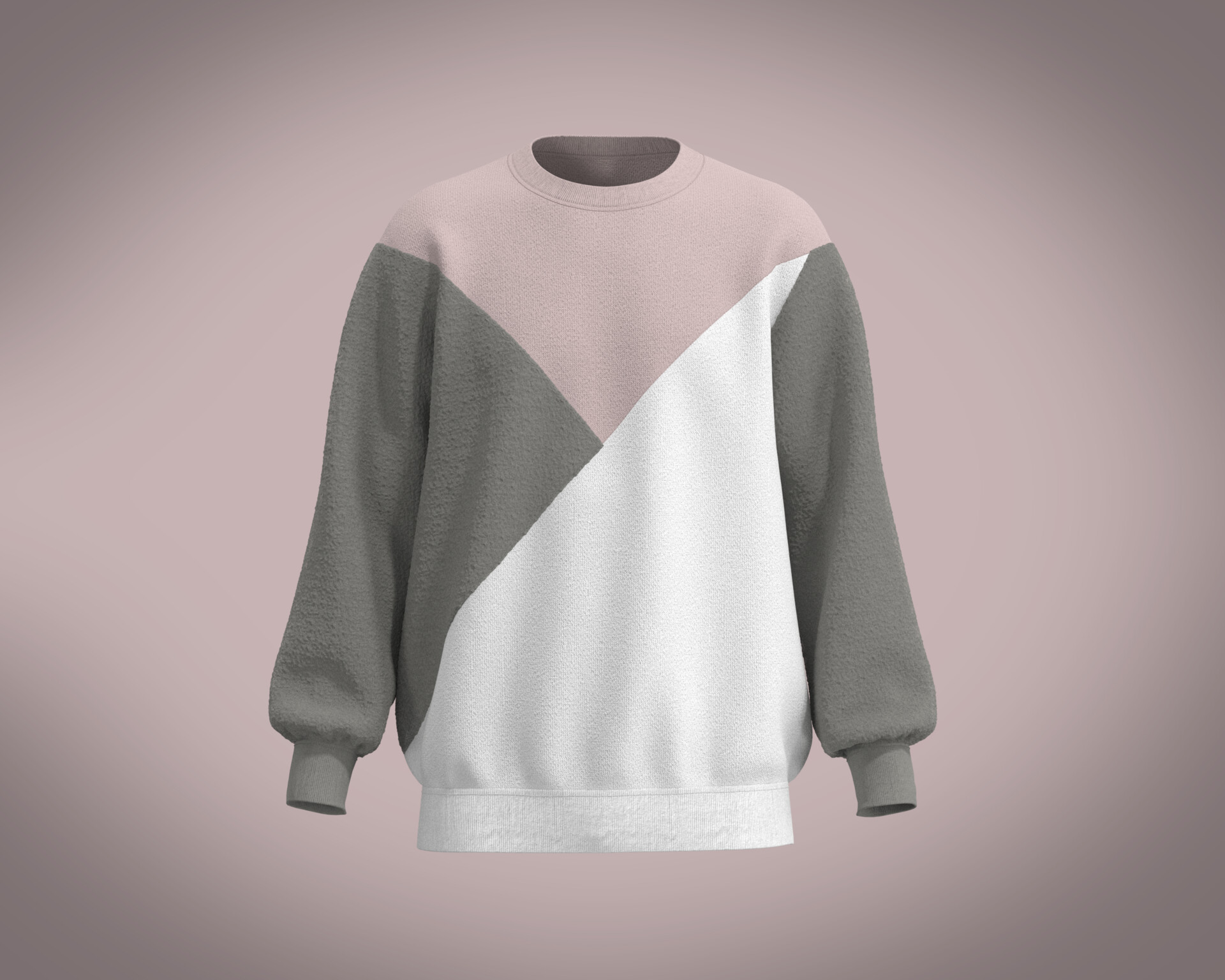 ArtStation - Mens Pink Sweat Shirt