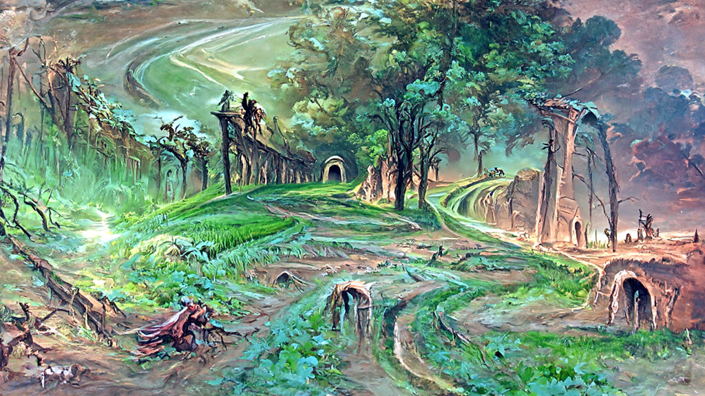 ArtStation - Fantasy Roadway Collection [DiscoDiffusion]