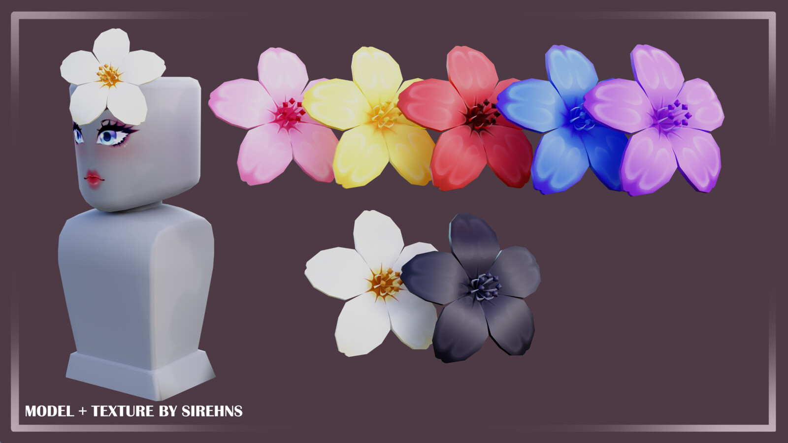 sirehns - Head Flower Roblox UGC Item