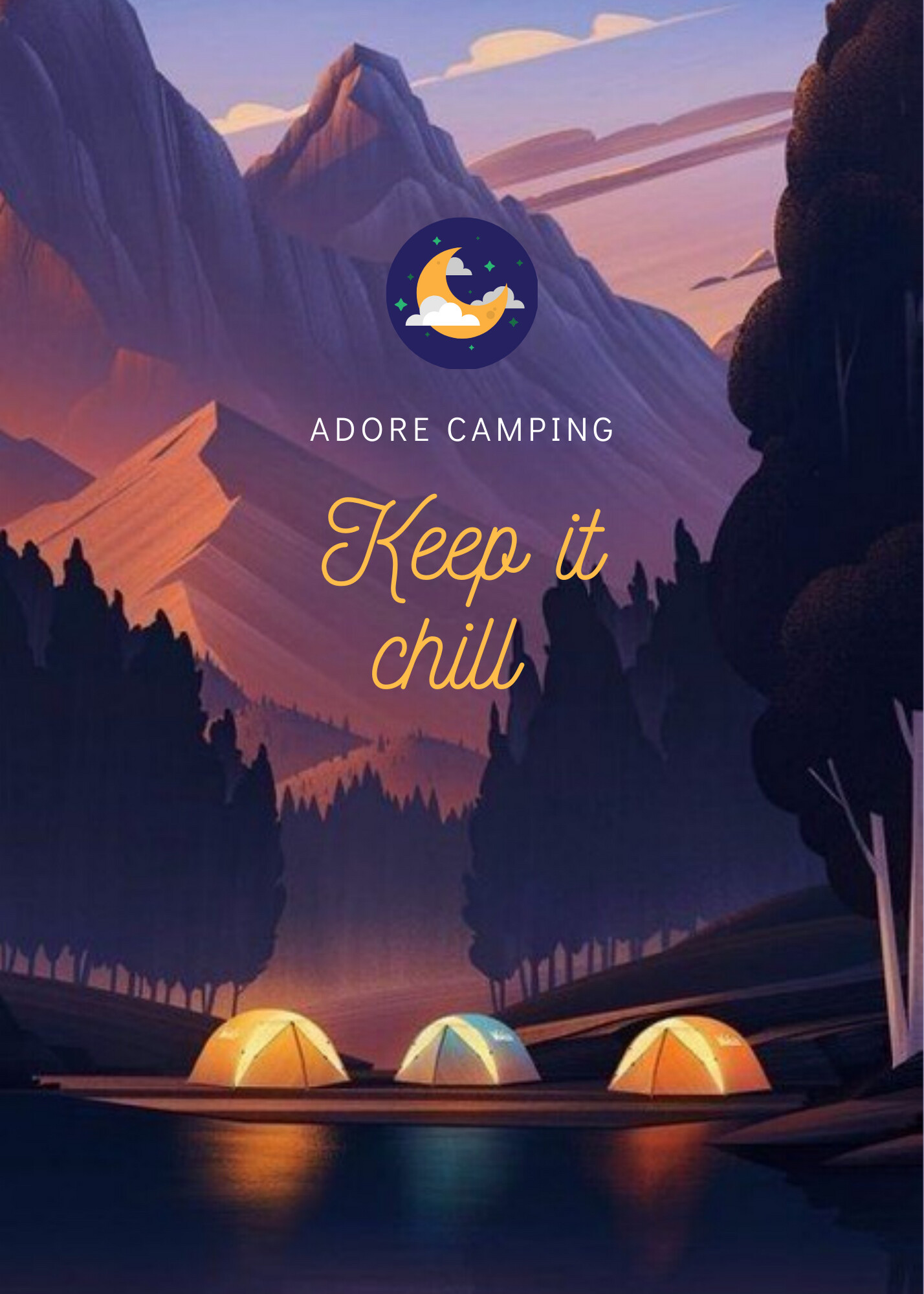 ArtStation - Camping event poster