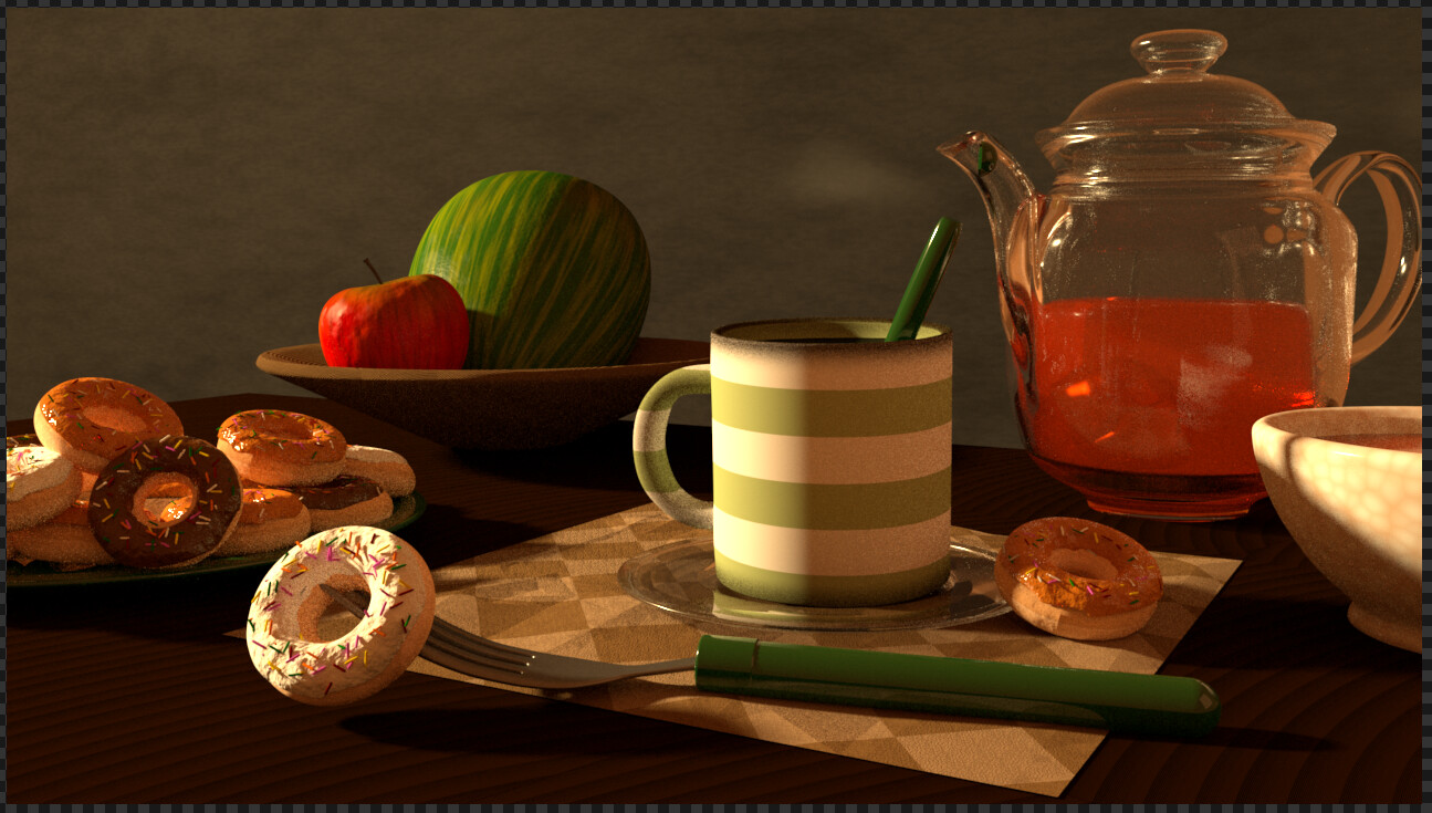 ArtStation - The Breakfast (2021) / Still Life
