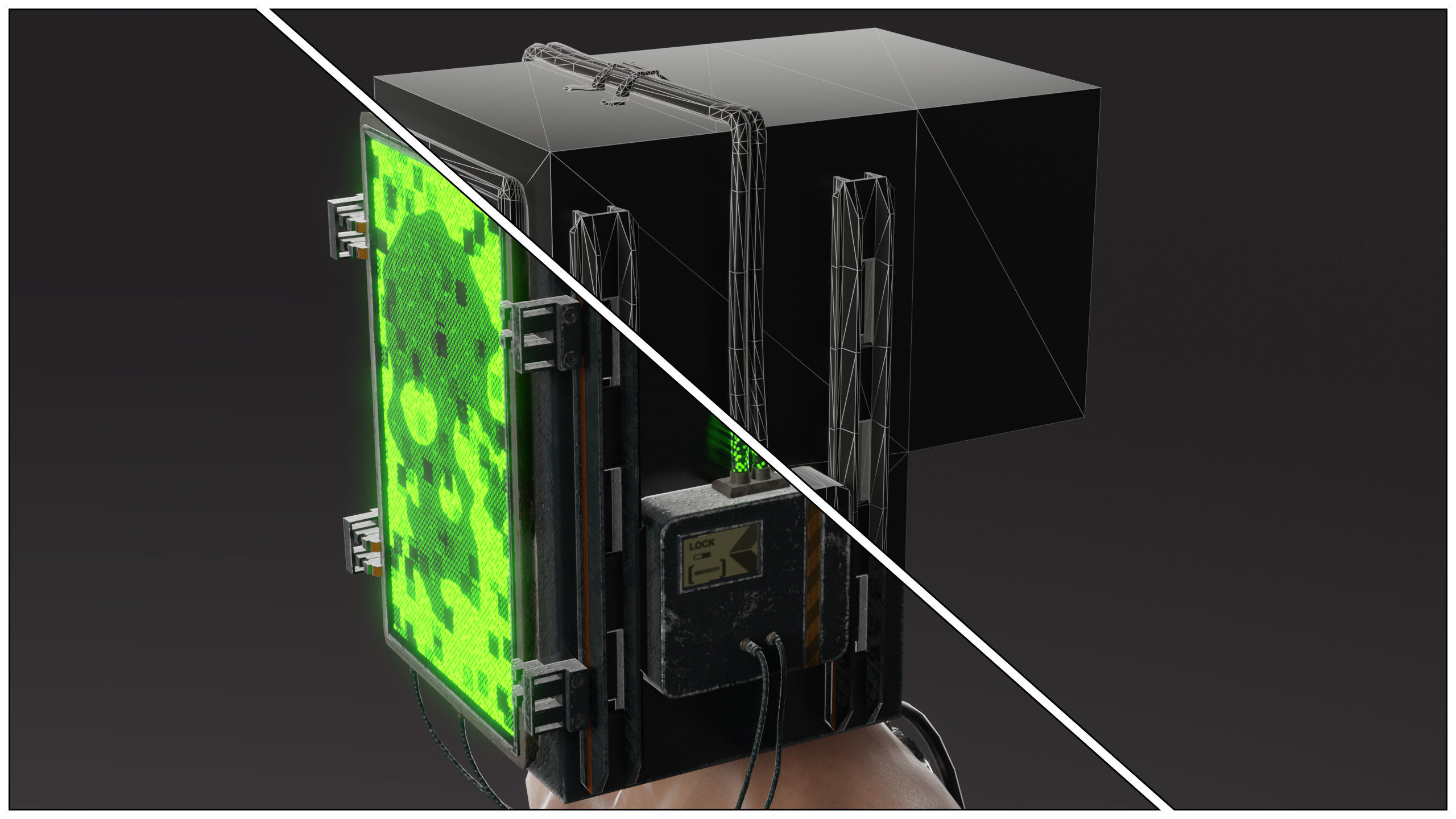 Anton Bobkov - Game Ready Character - Boxhead 3D Model