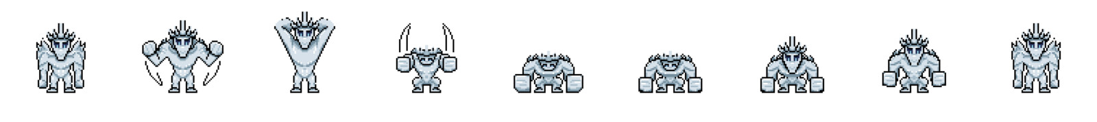 Kevin Altman - Ice Golem Animations