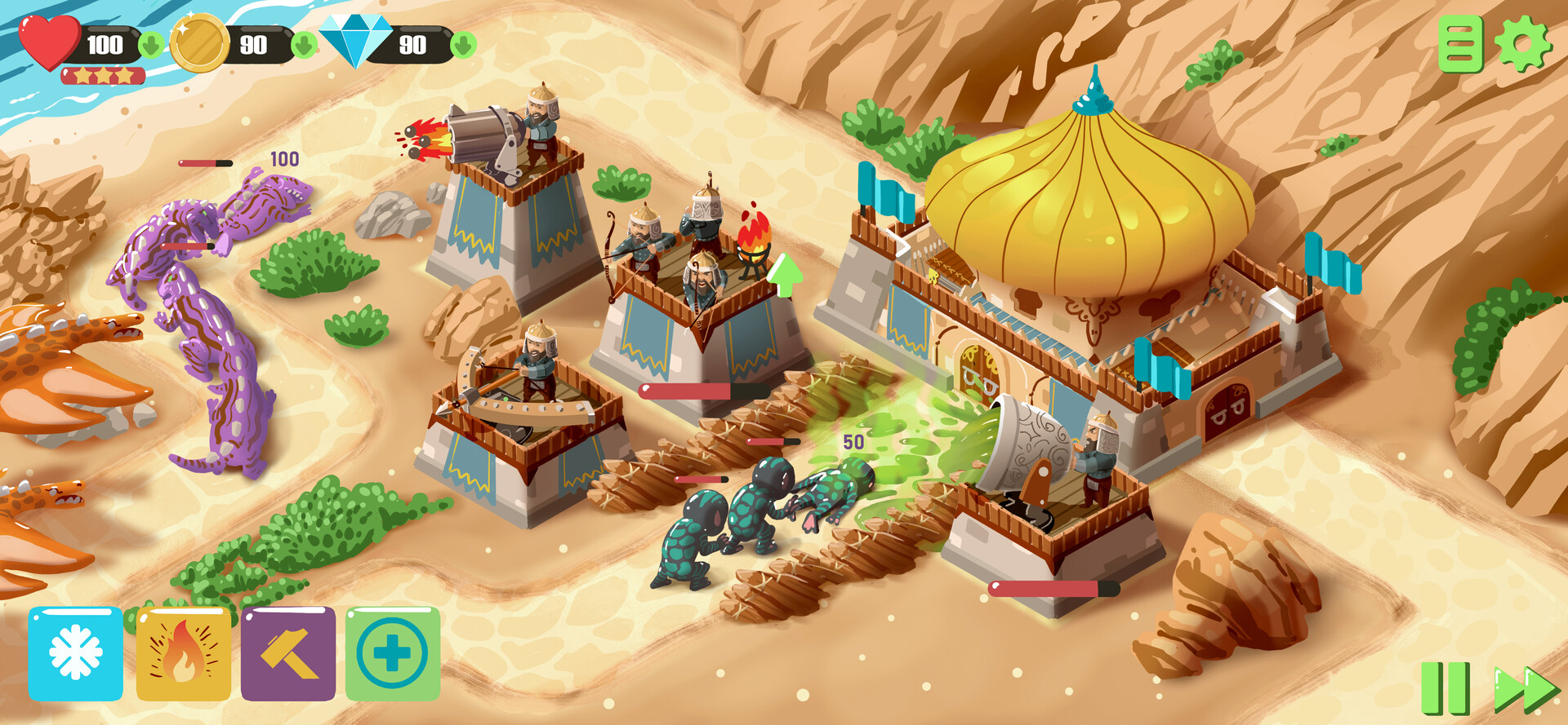 ArtStation - The Castle attack