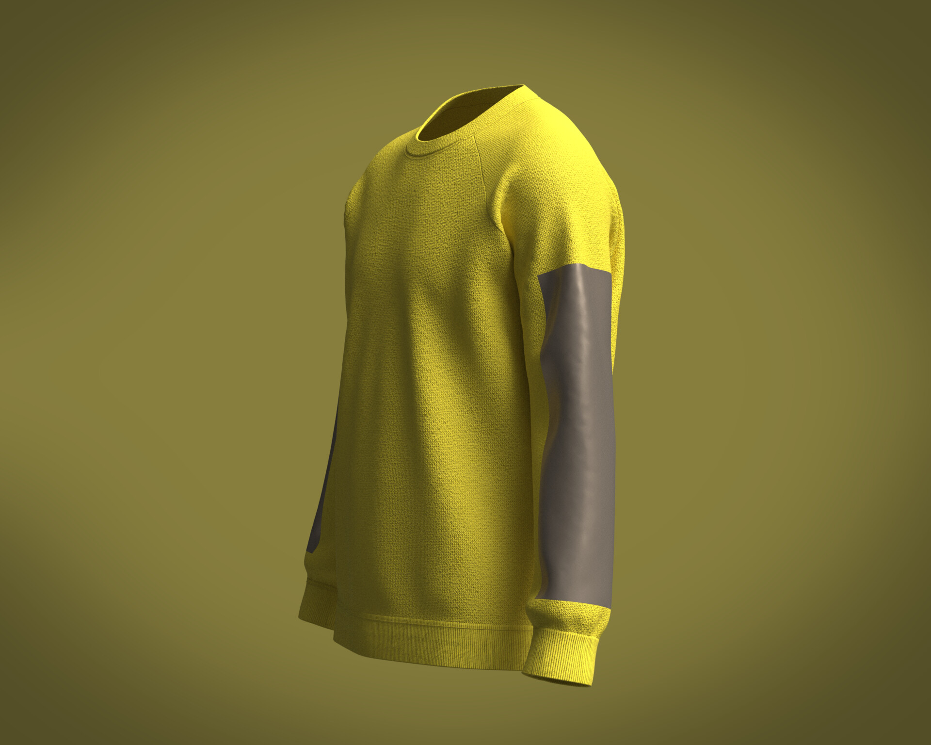 Clothing Axis - Mens Yellow Sweat shirt