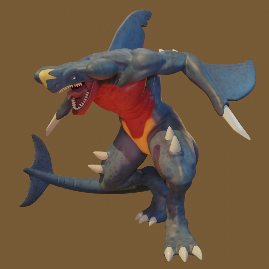 realistic garchomp