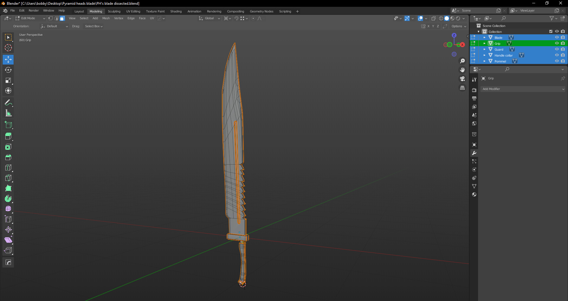 Bobby Flint - Pyramid heads blade