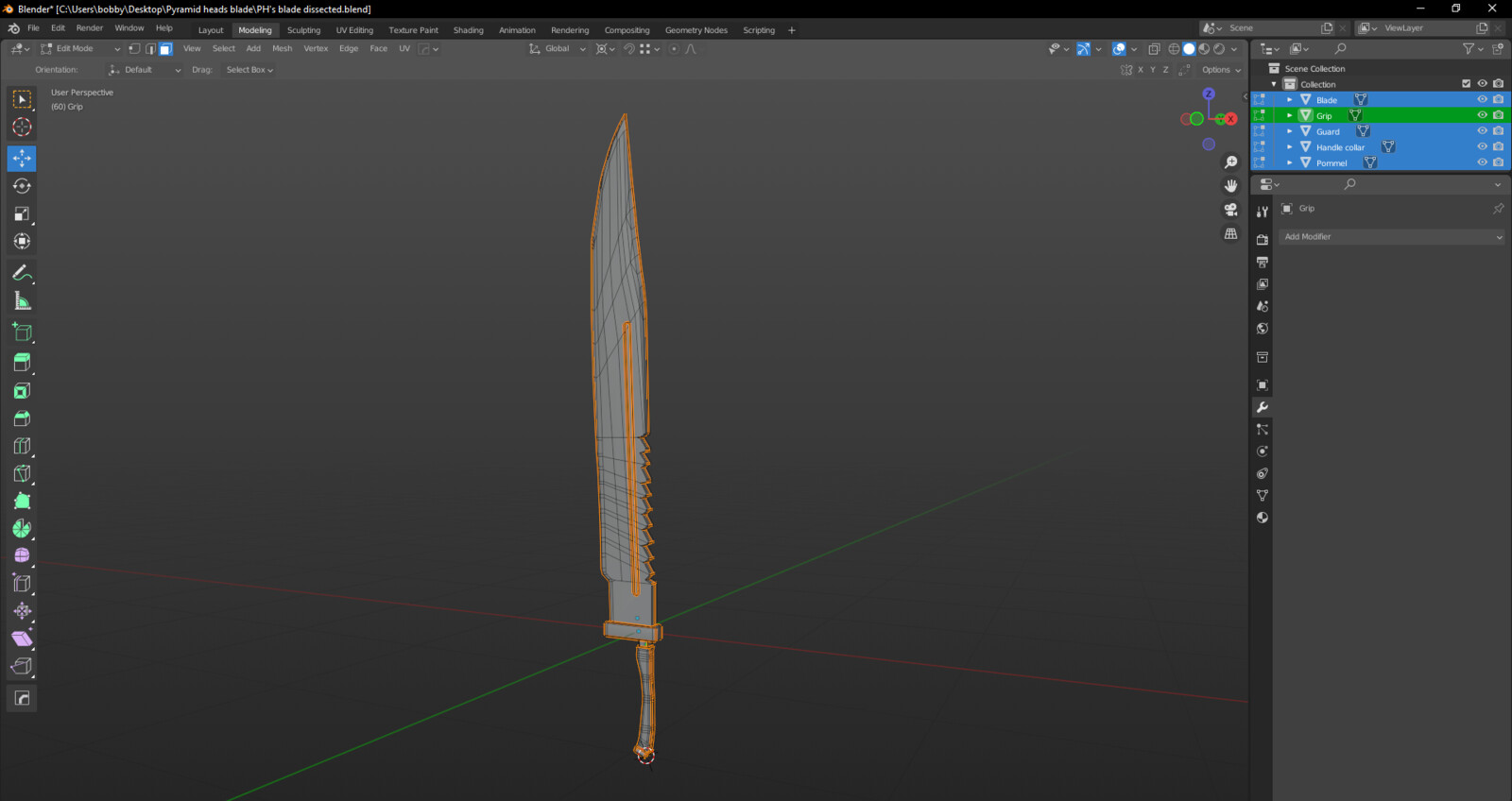Bobby Flint - Pyramid heads blade