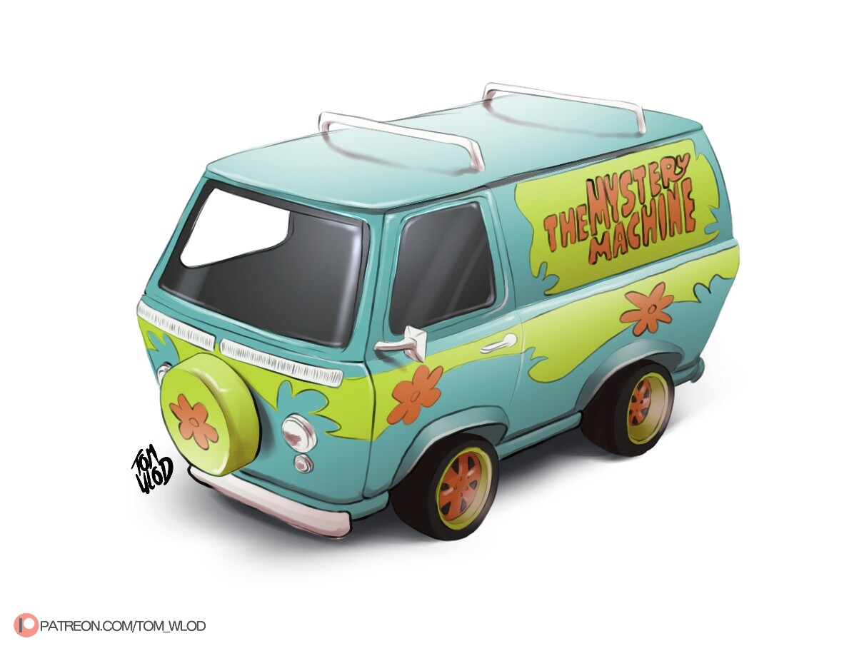 ArtStation - The Mystery Machine.