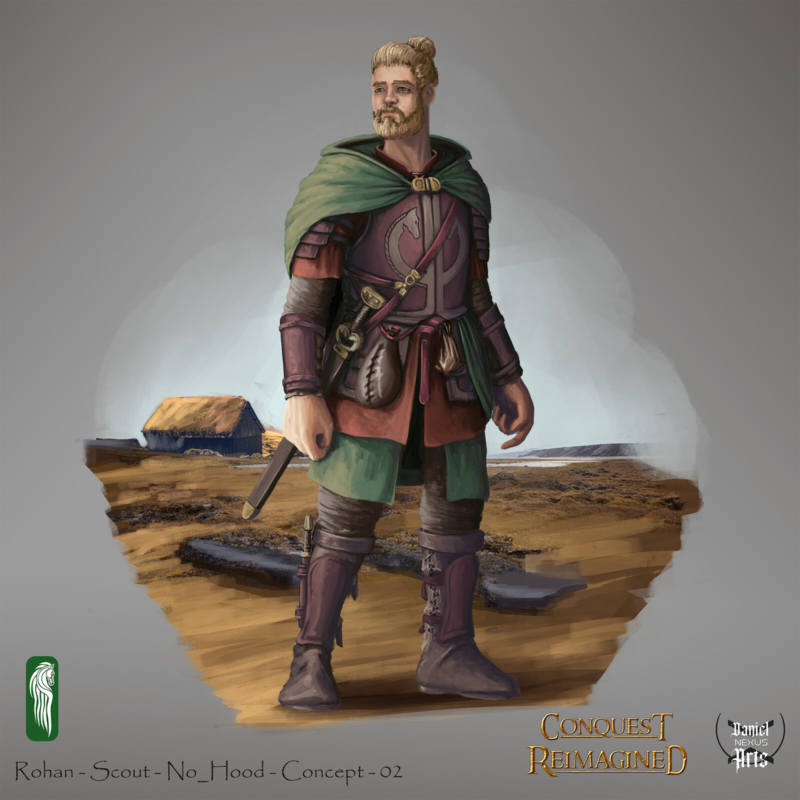 Daniel Perez - Rohan Scout Concept Art - Lotr Conquest Reimagined