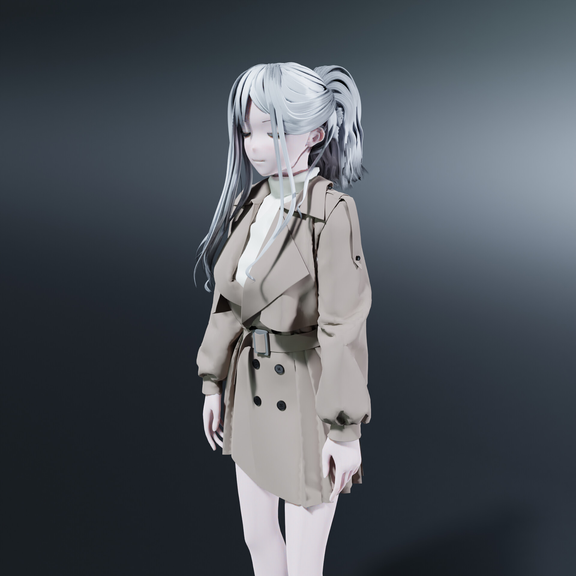 ArtStation - AK12 Outfit 7 - Girls' Frontline