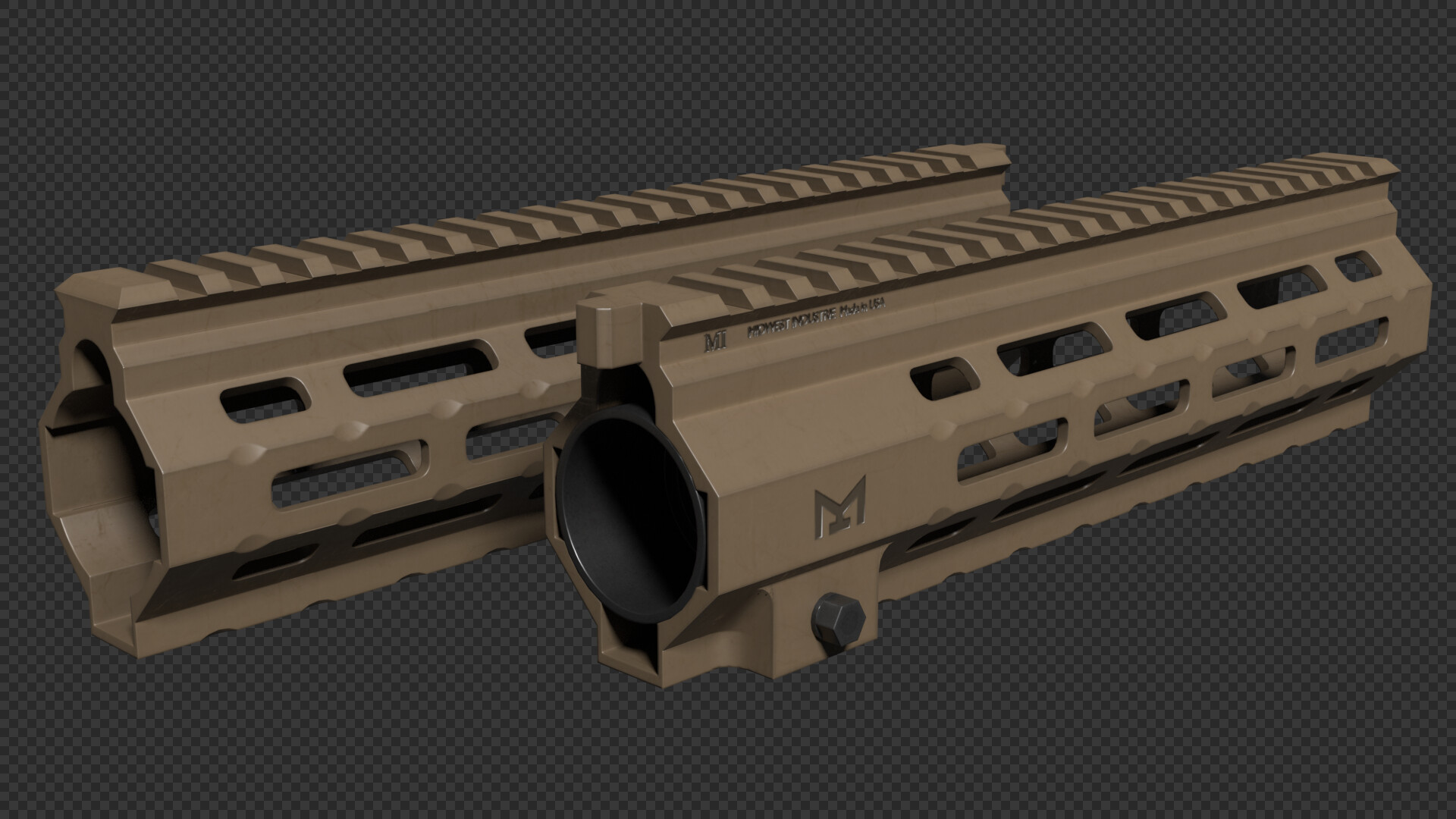 ArtStation - Midwest Industries HK416/MR223 9" Handguard
