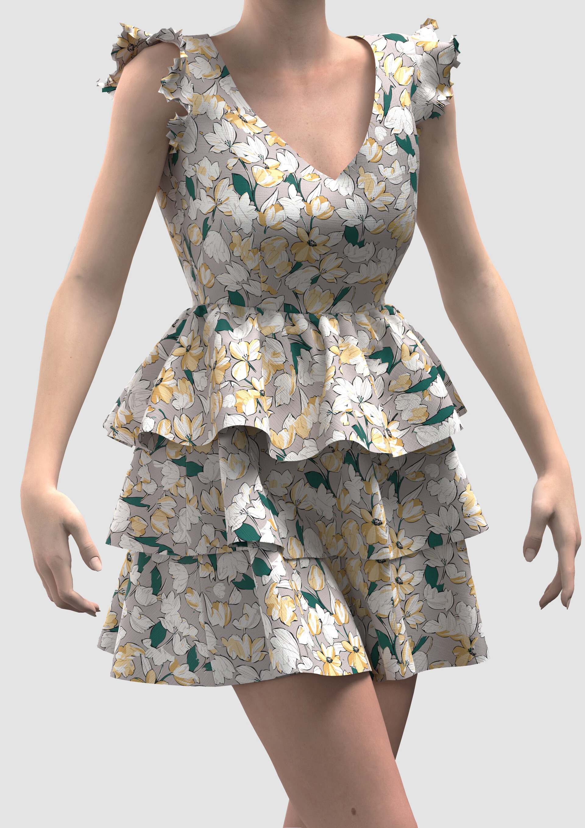 锦艺尚 Fashion Studio - L/W/P CG Studio——Liveing with plants series 1.01（OBJ/MD file）