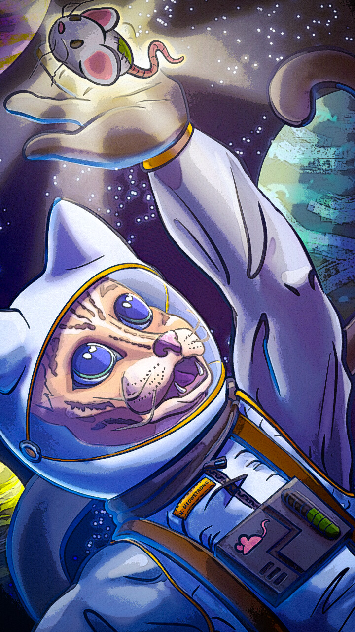 ArtStation - Kitty Astronaut
