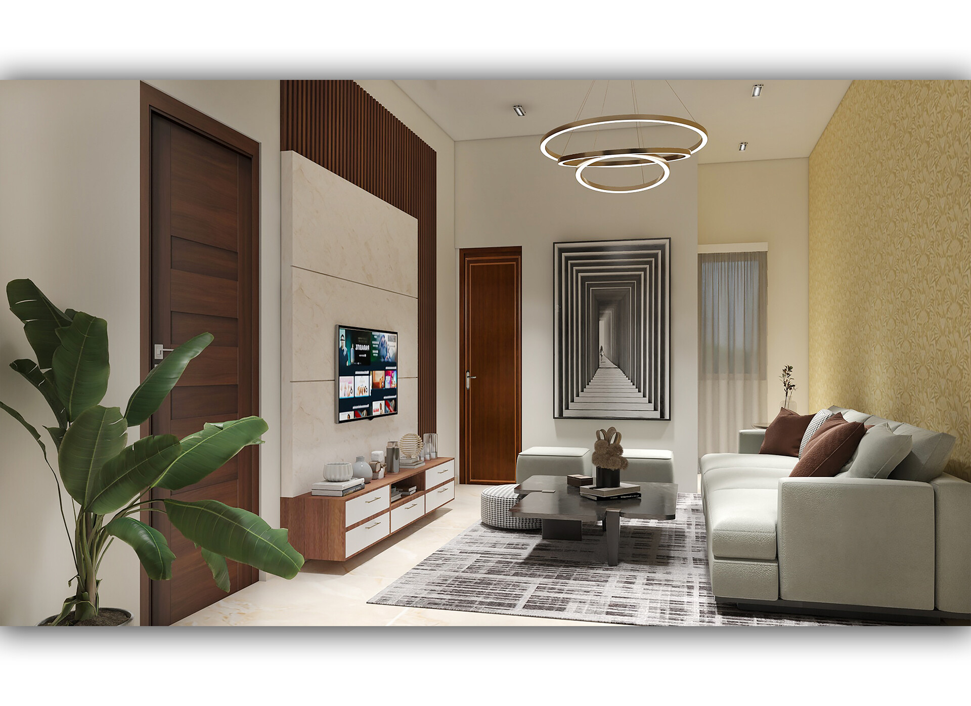 ArtStation - living Hall