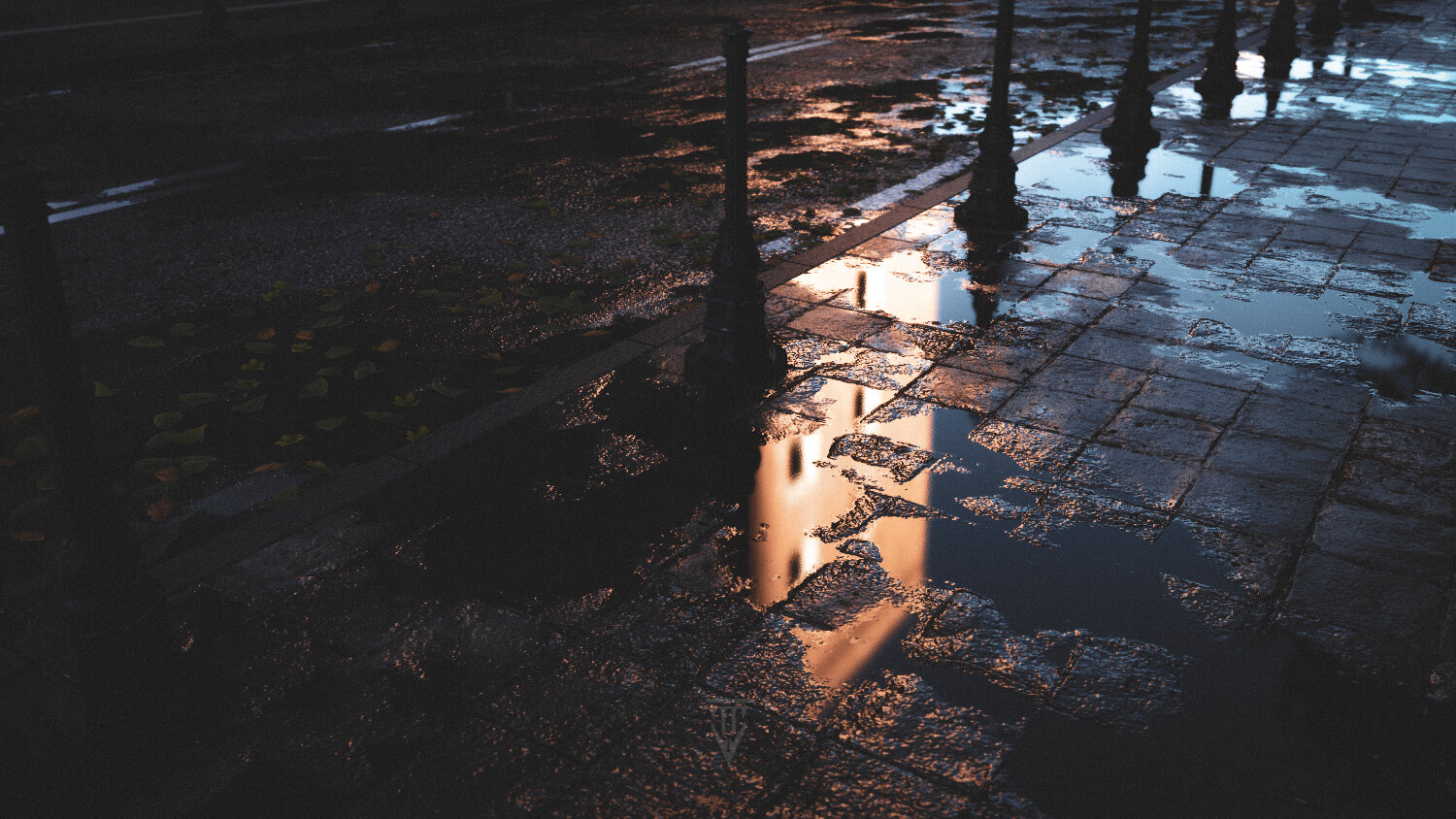 ArtStation - Puddle Reflections