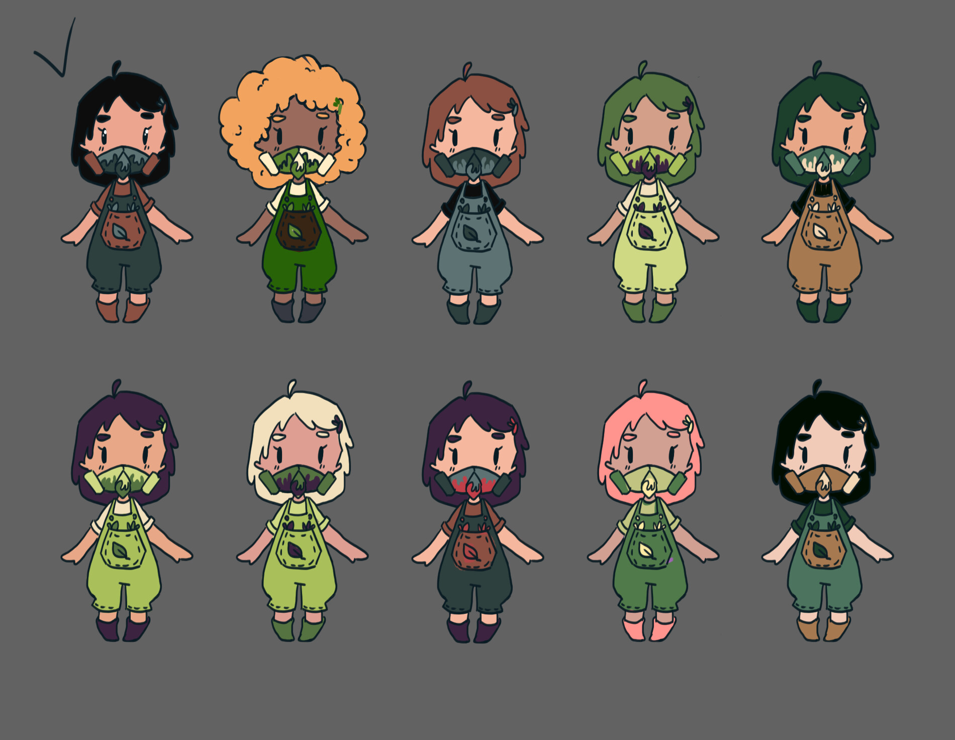 ArtStation - character sketches and color