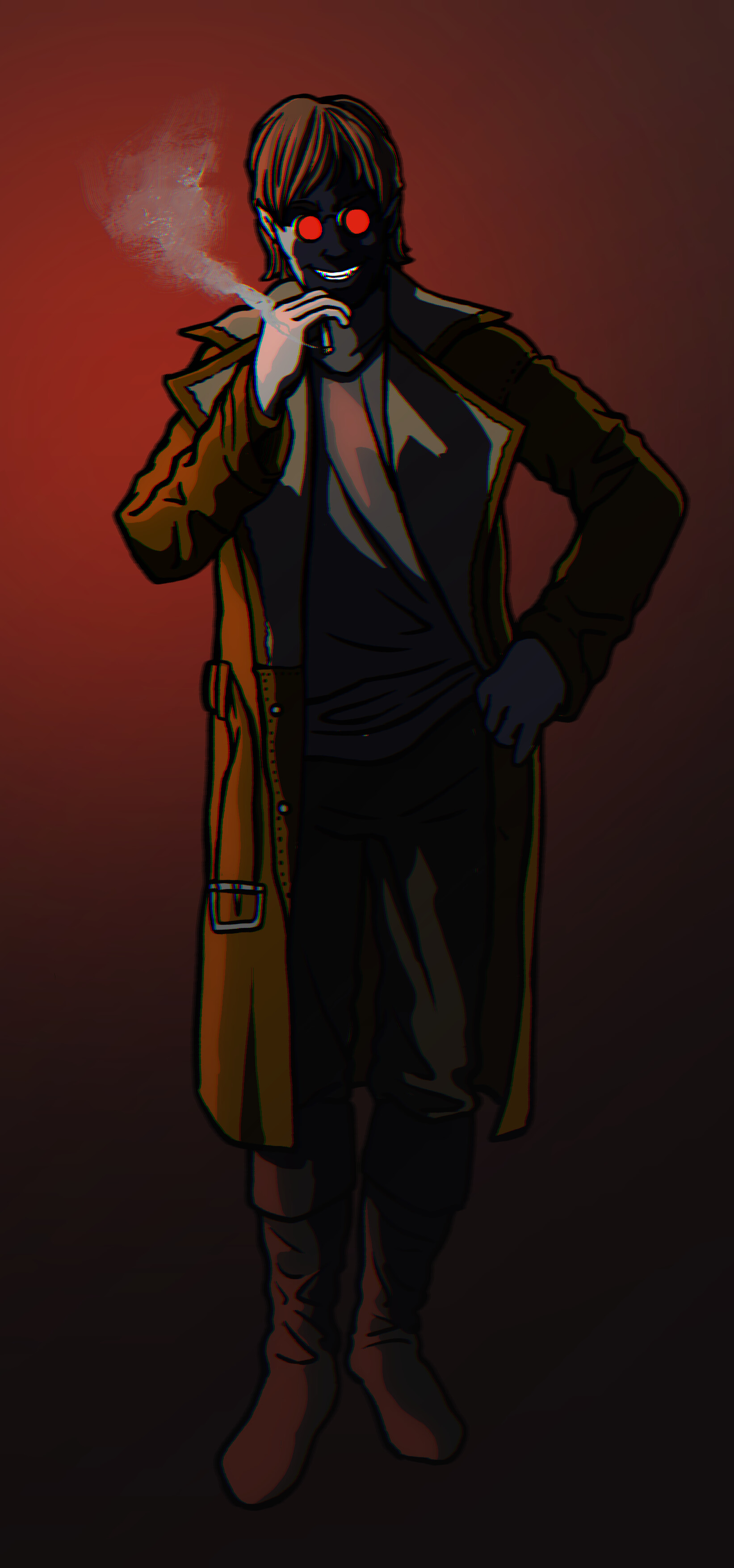 ArtStation - Dhampir Wizard (Dungeons & Dragons character art)