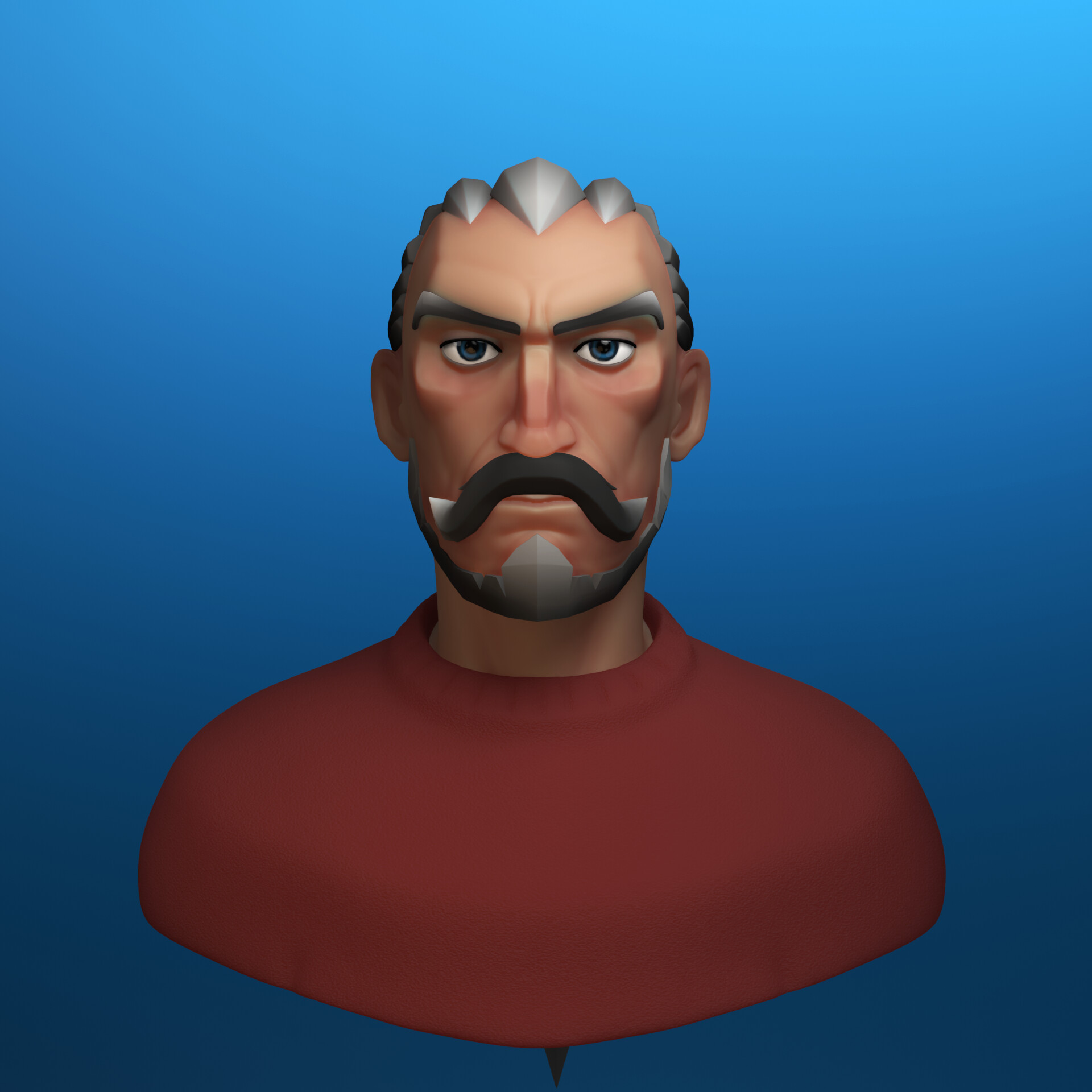 ArtStation - Stylized man [practice]