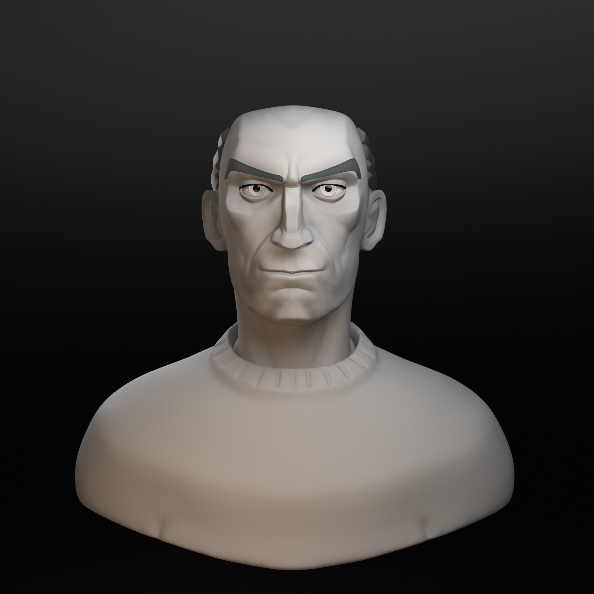 nottodayrender - Stylized man [practice]