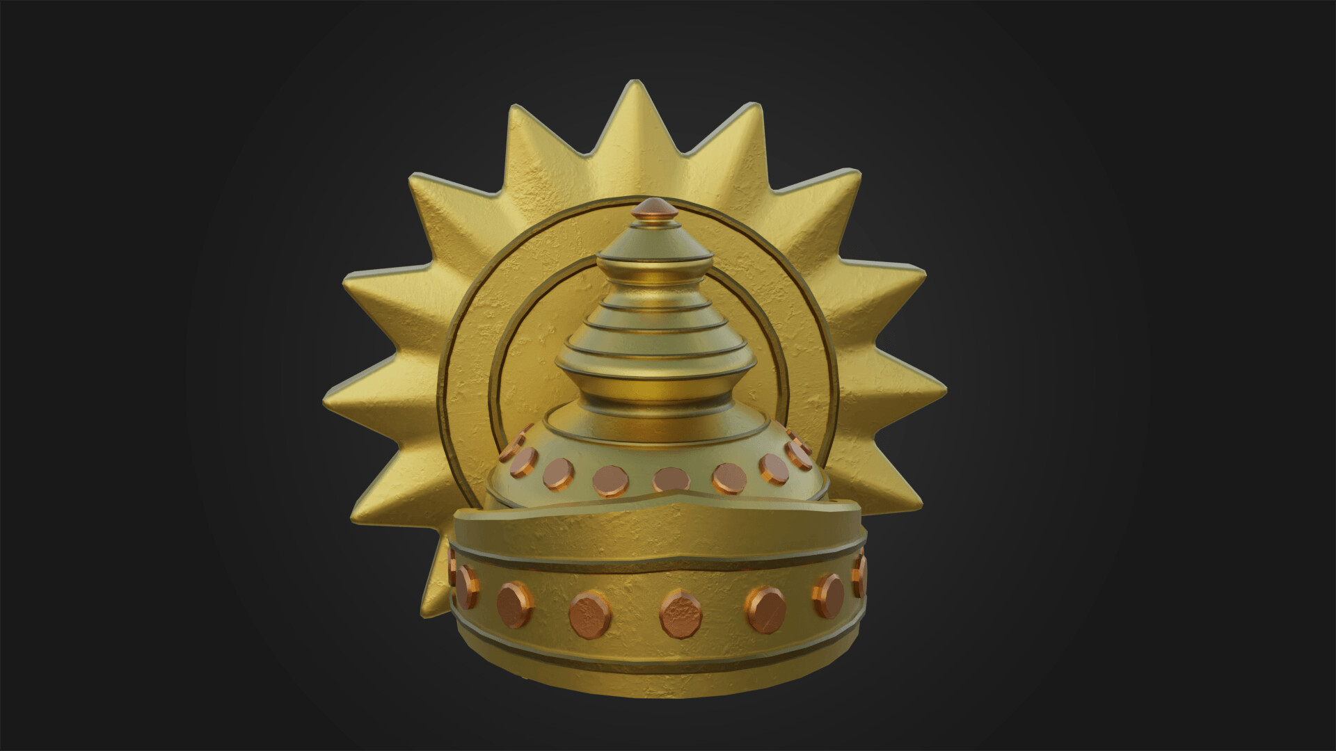 Shivanshu - Hindu crown (Mukut)