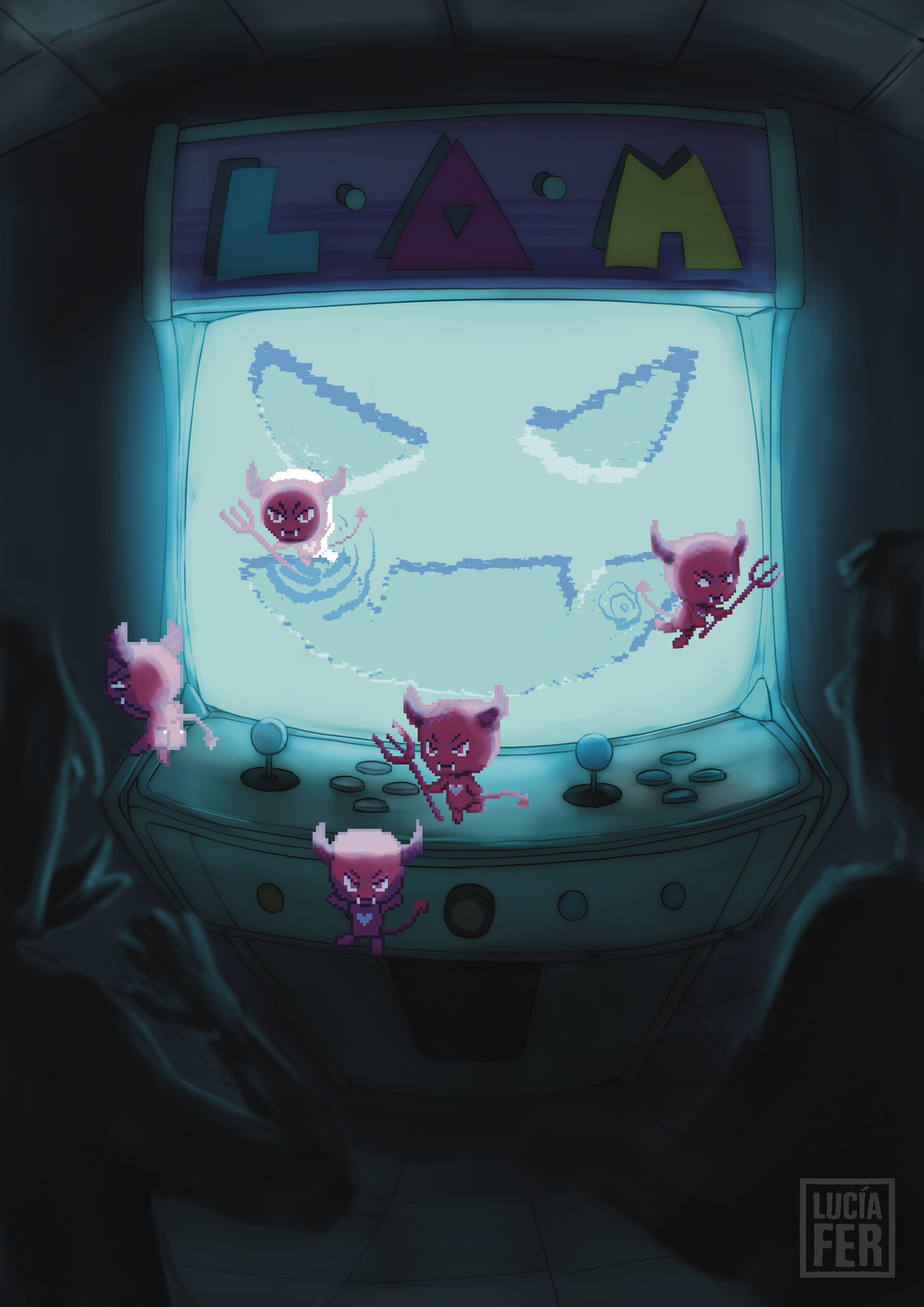 ArtStation - Evil Arcade Pixel