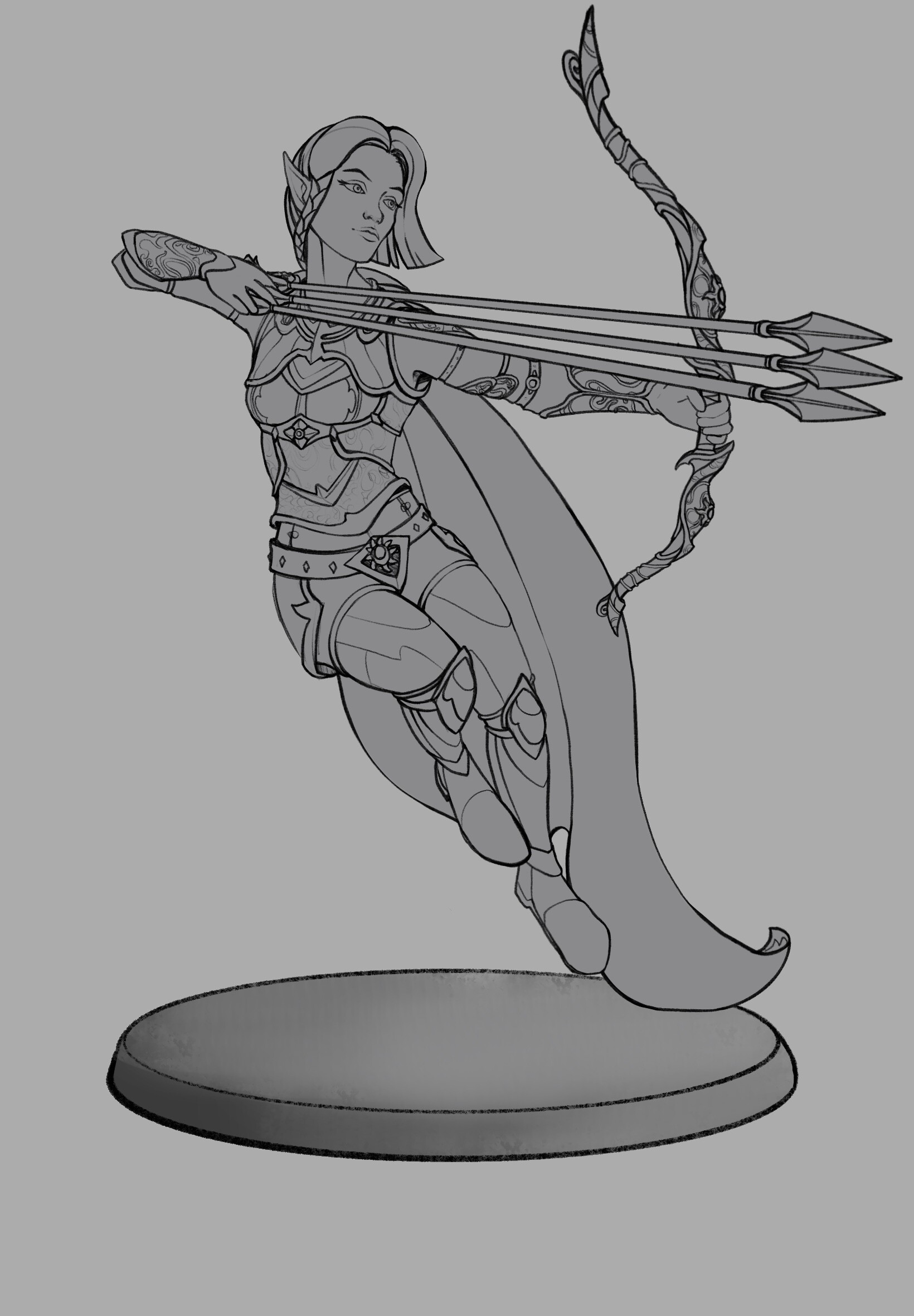 ArtStation - Elf ranger concept