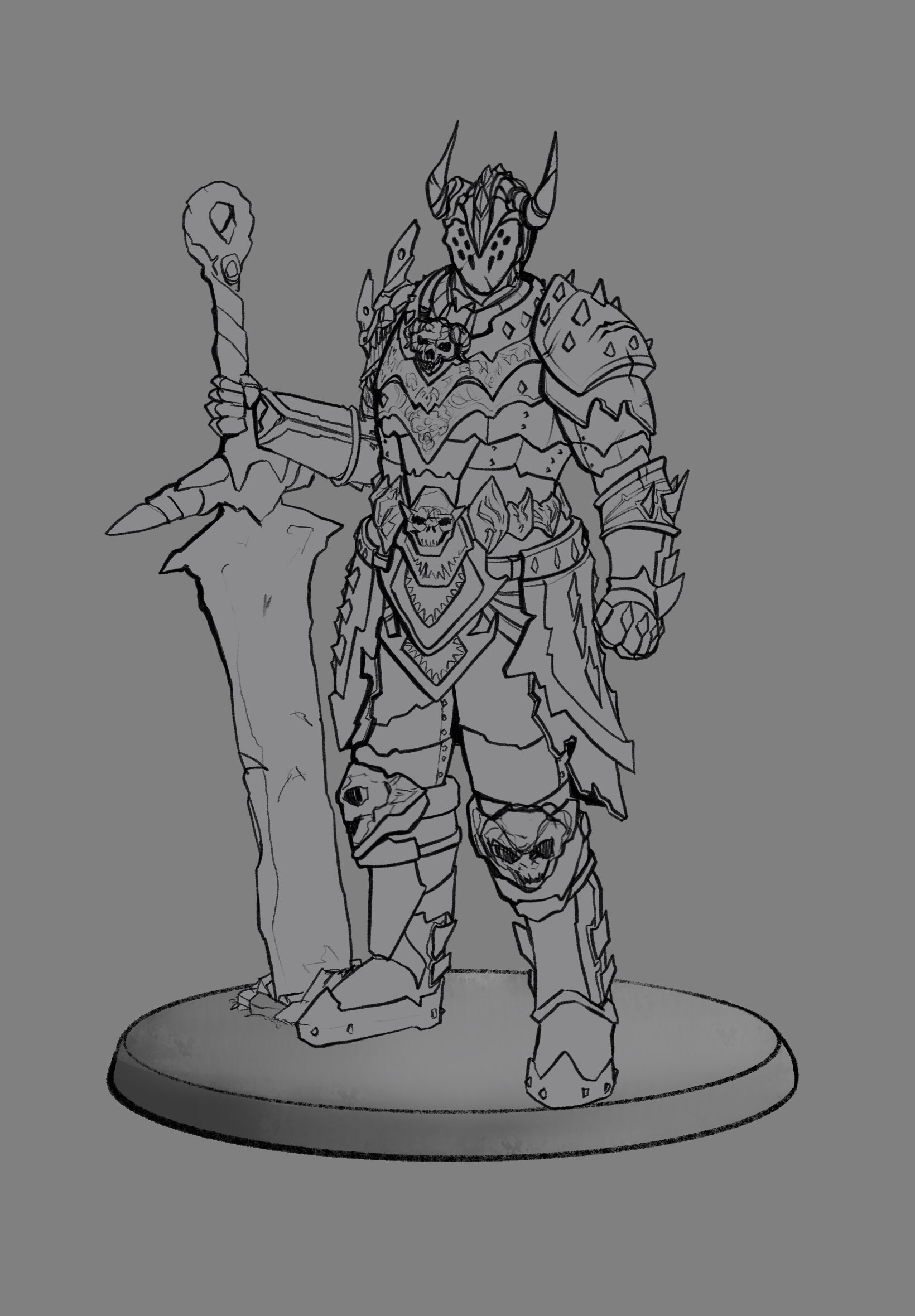 ArtStation - Dark Knight concept