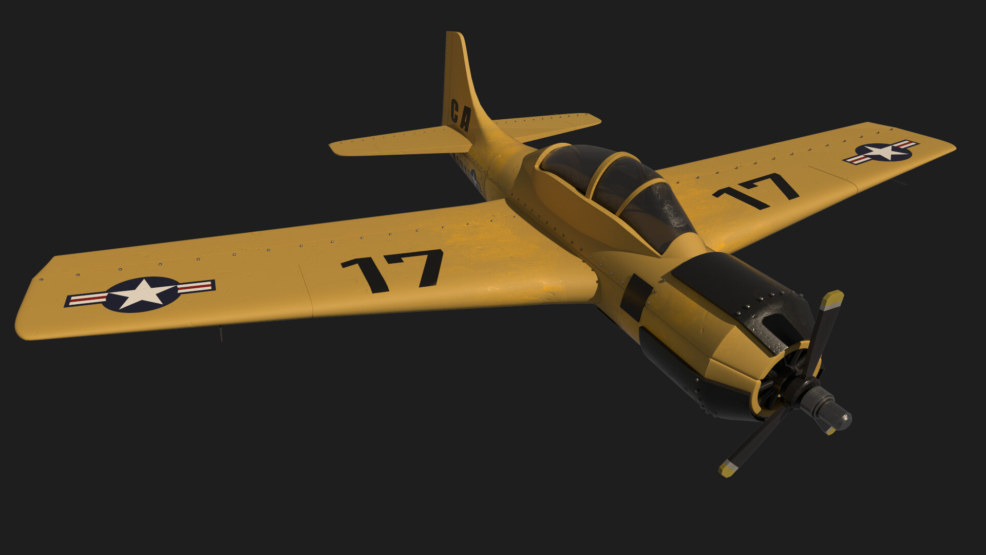 ArtStation - North American T-28 Trojan