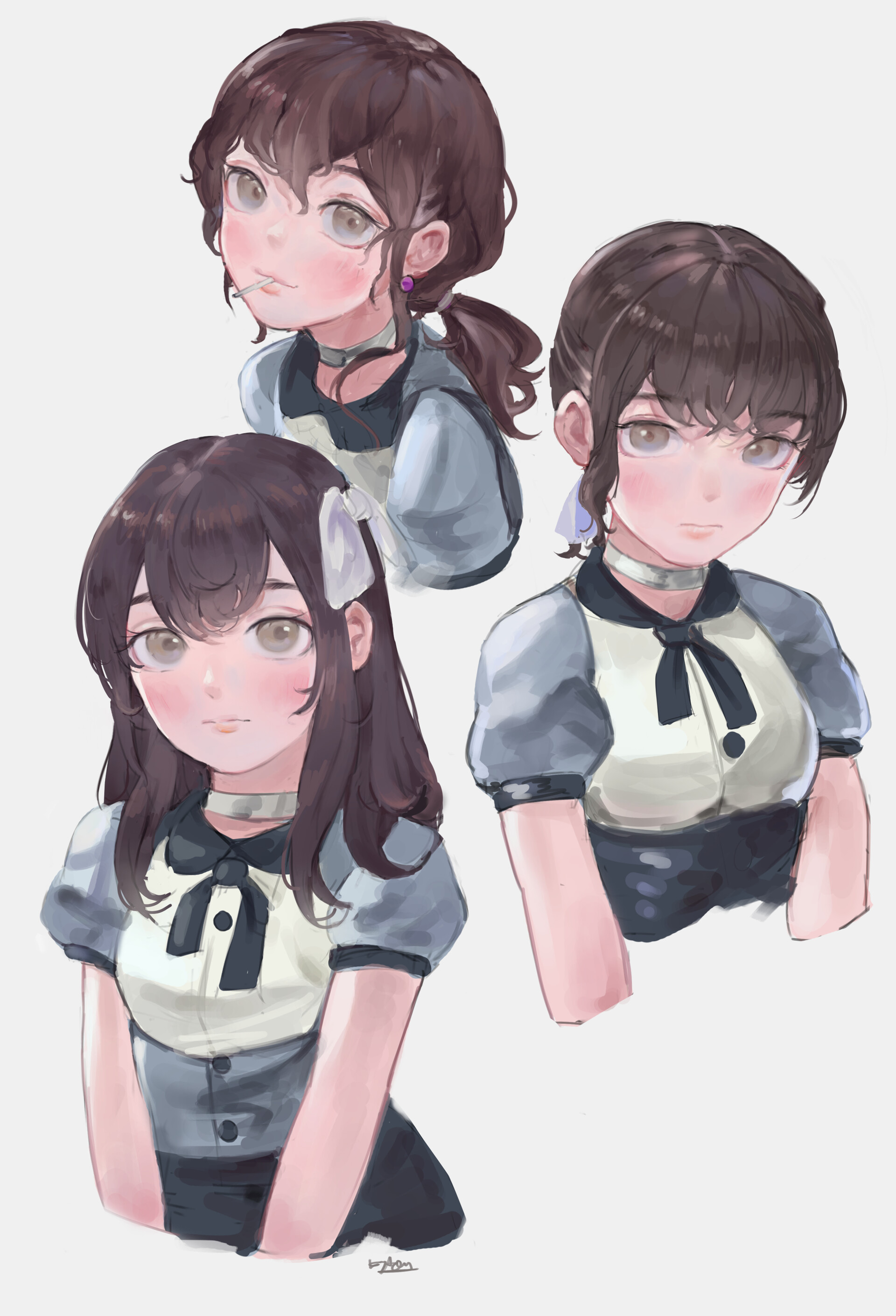 ArtStation - school girl
