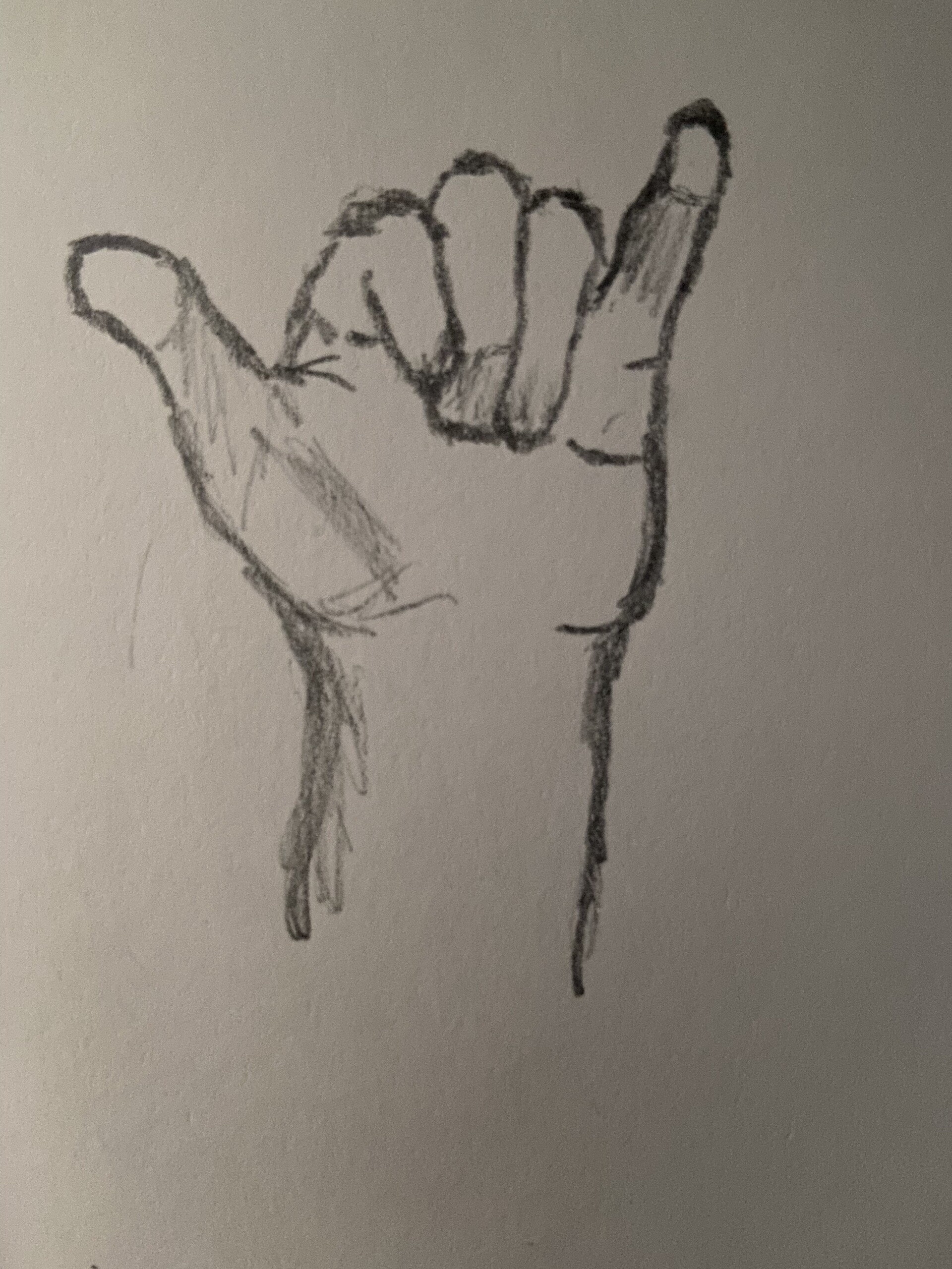 ArtStation - Left hand posing sketch. Enjoy
