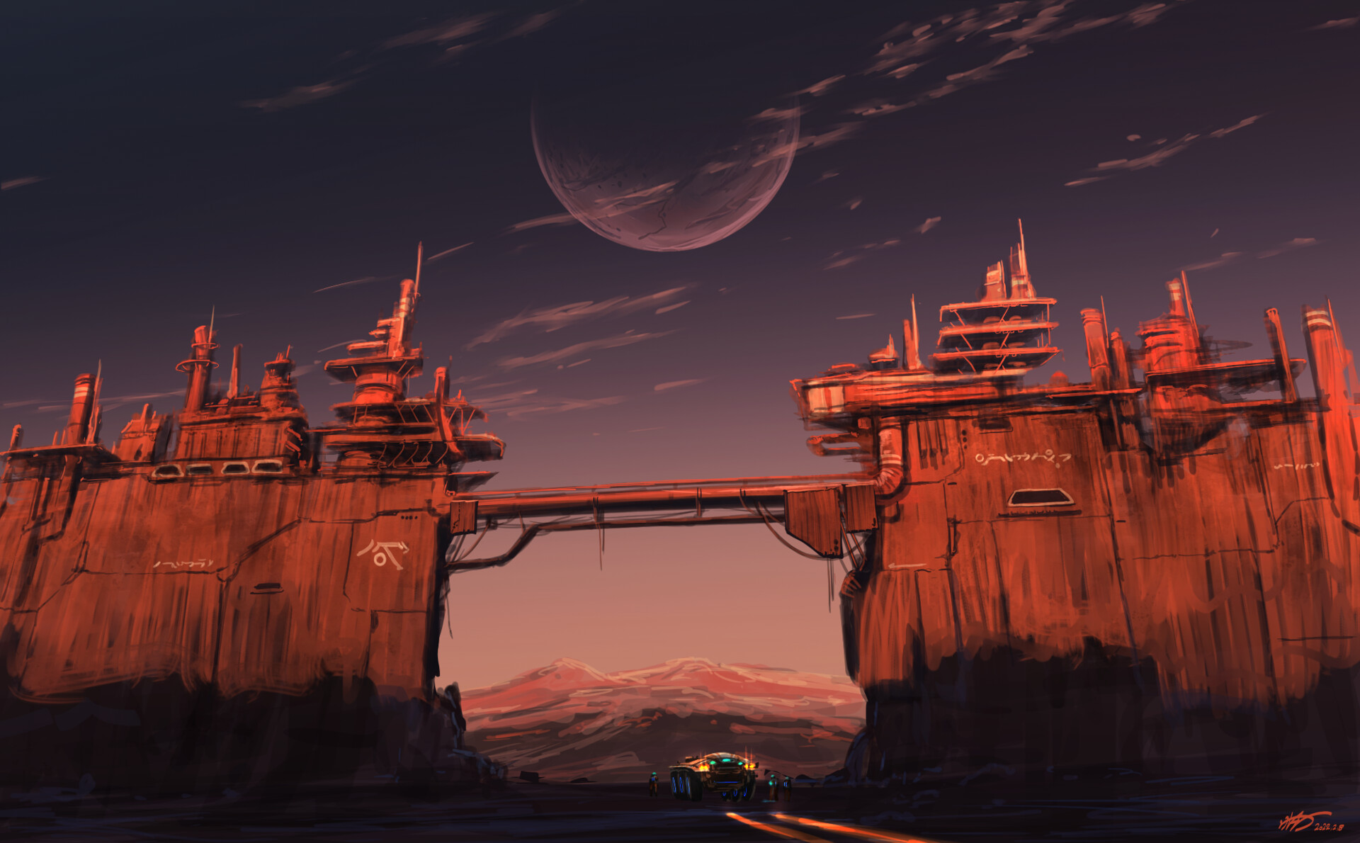 ArtStation - Abandoned mining planet