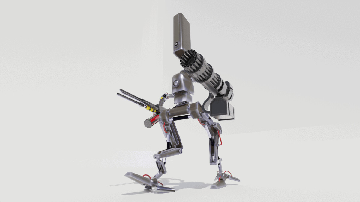 ArtStation - Bad posture mech