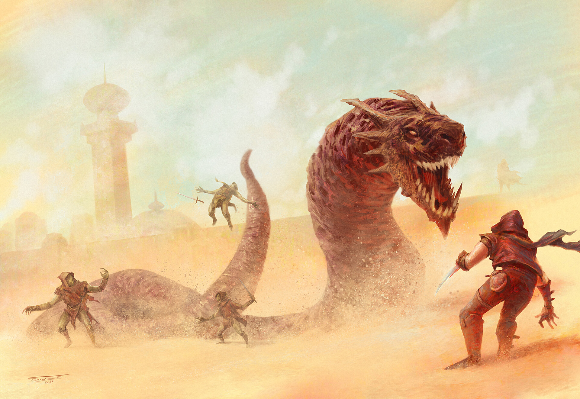 Your average lindwurm experience : r/BattleBrothers