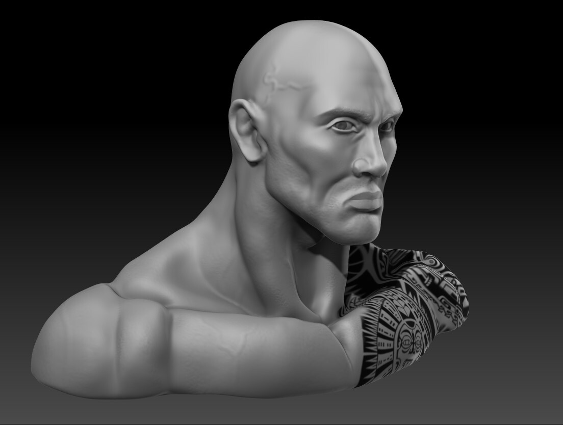 ArtStation - The Rock Bust