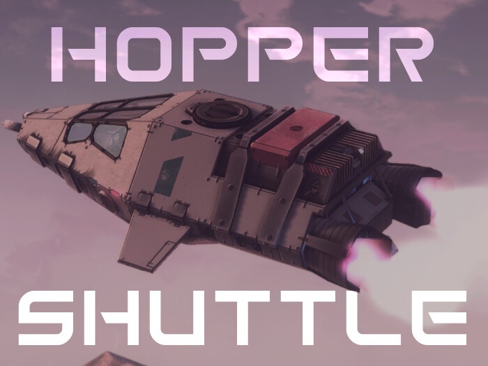 ArtStation - Hopper Class Shuttle