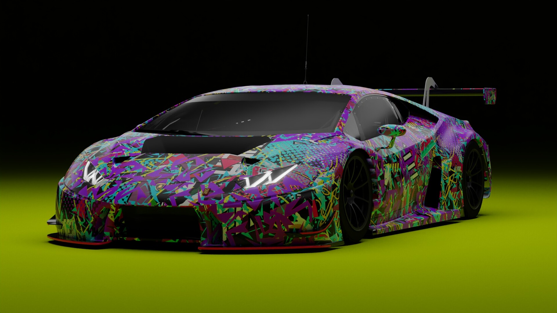 ArtStation - Lamborghini Huracan GT3 HONGWORKS concept livery