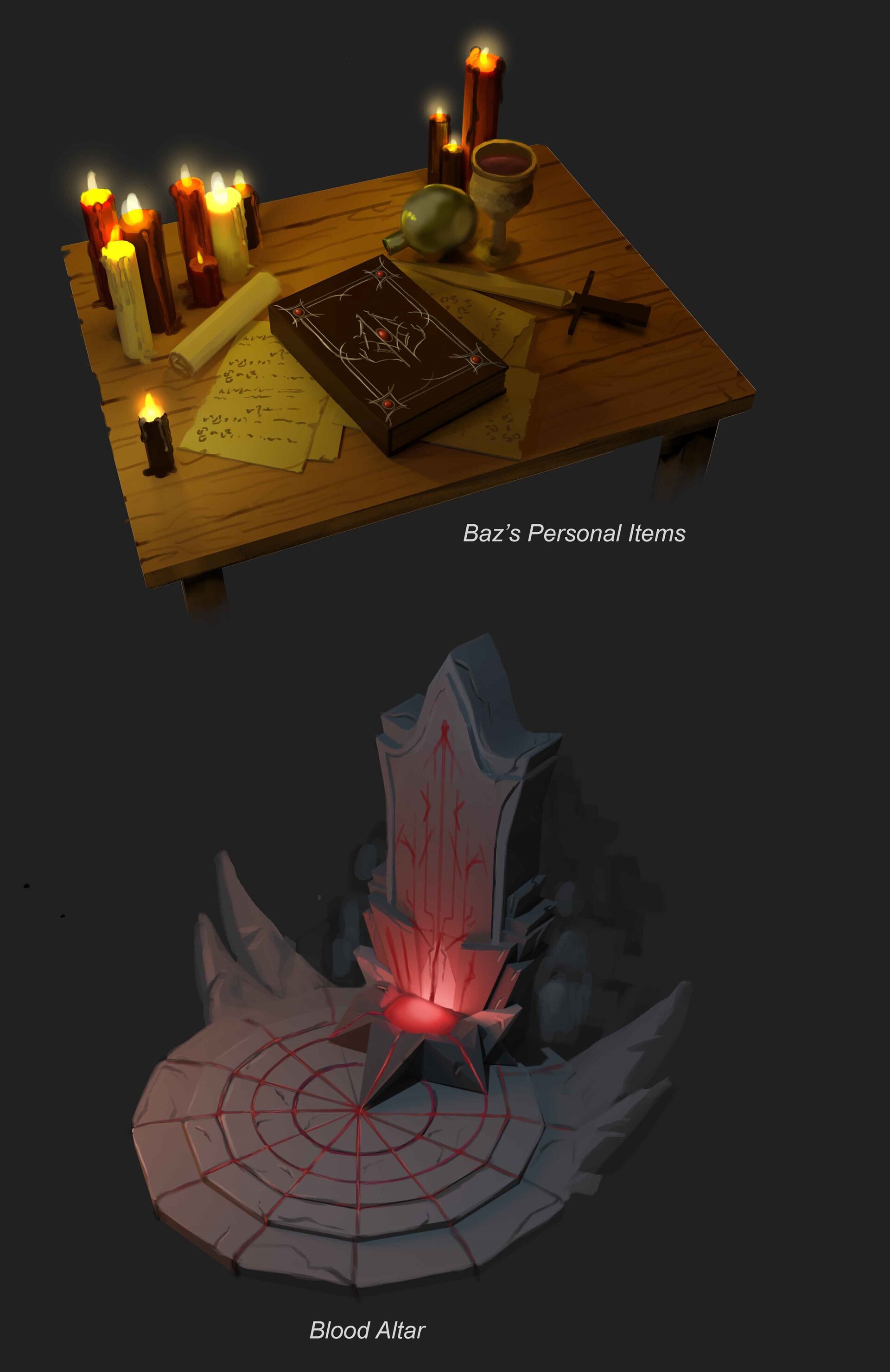 Danielle Colita - Blood Mage Prop Design