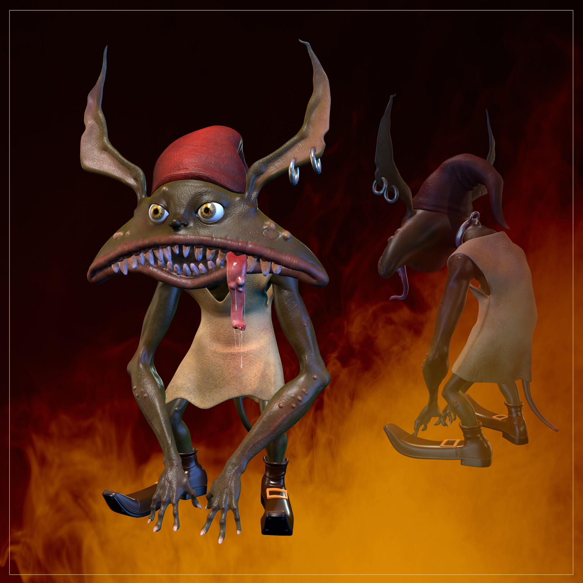 ArtStation - Psycho circus imp