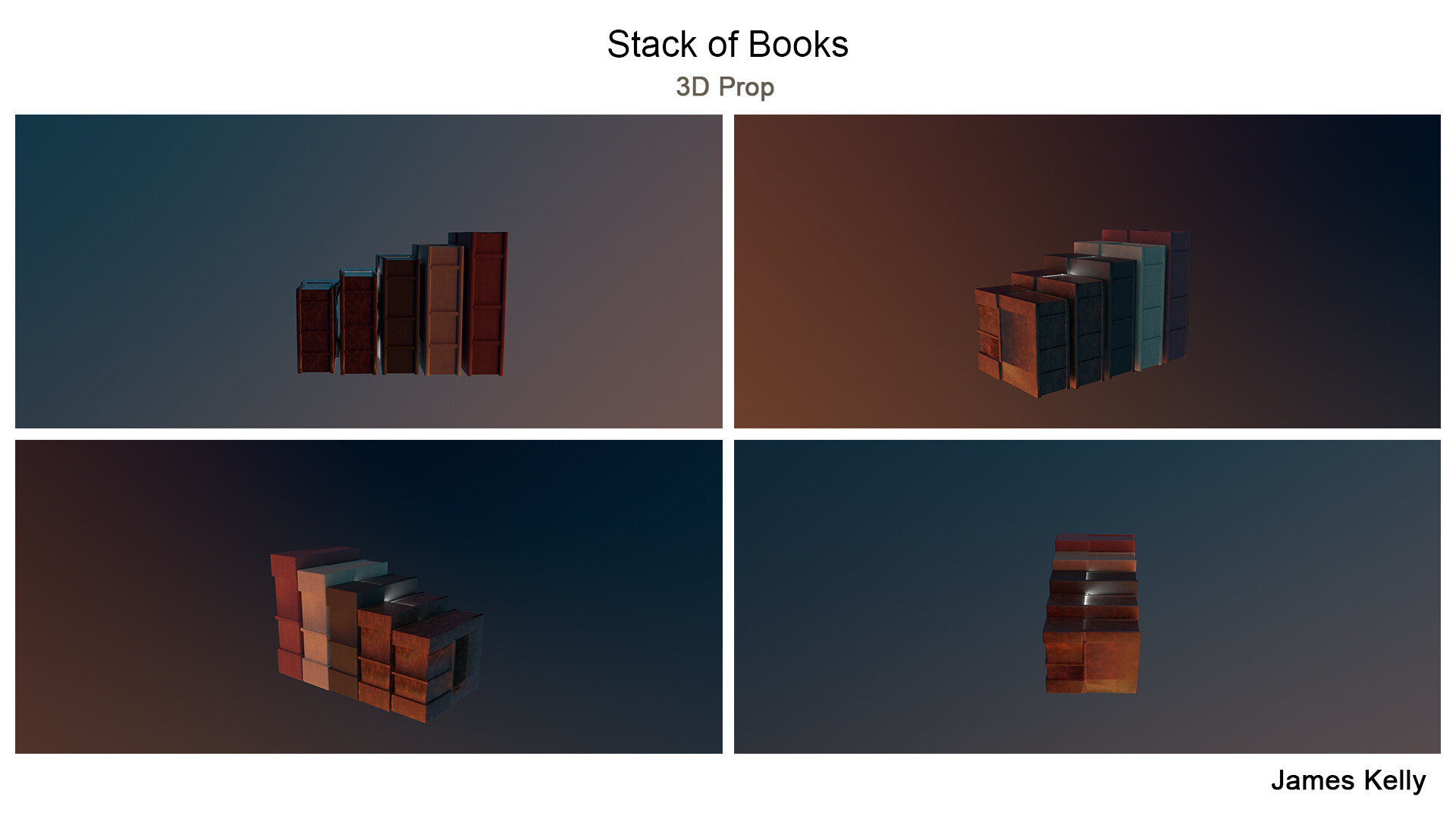 ArtStation - stack of Book's