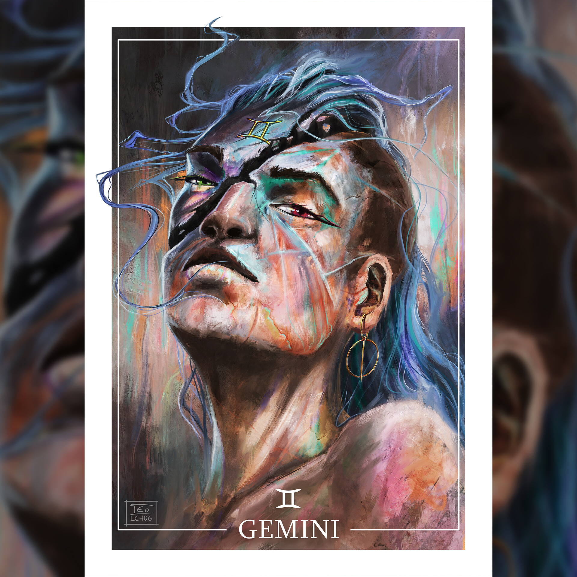 ArtStation - Gemini Portrait Zodiac