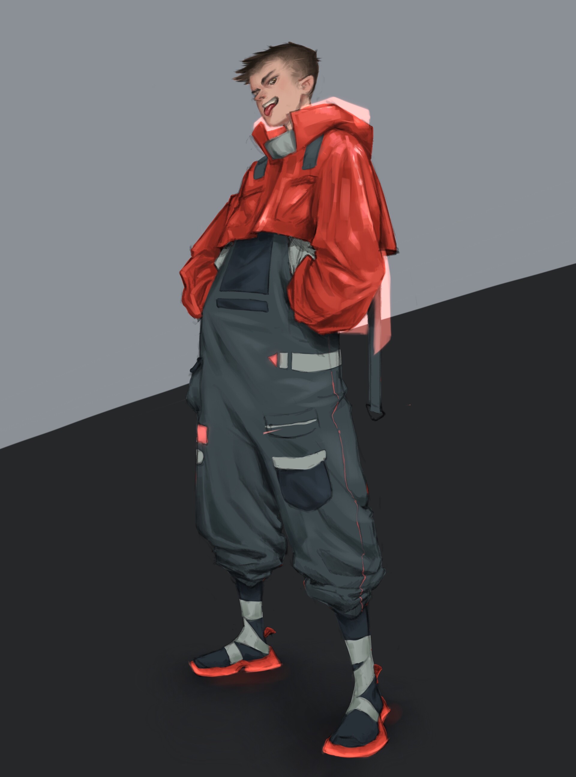 ArtStation - Crop top jacket
