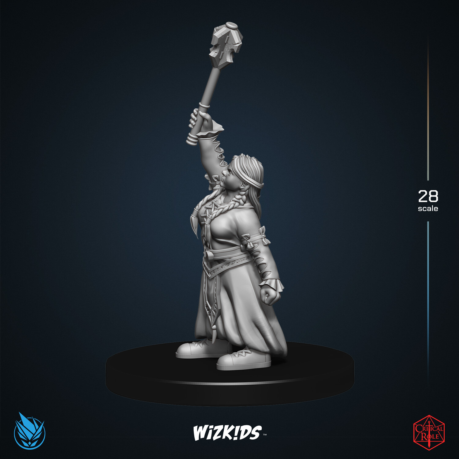 WildMesh Studio - Critical Role: Mountain Dwarf Cleric