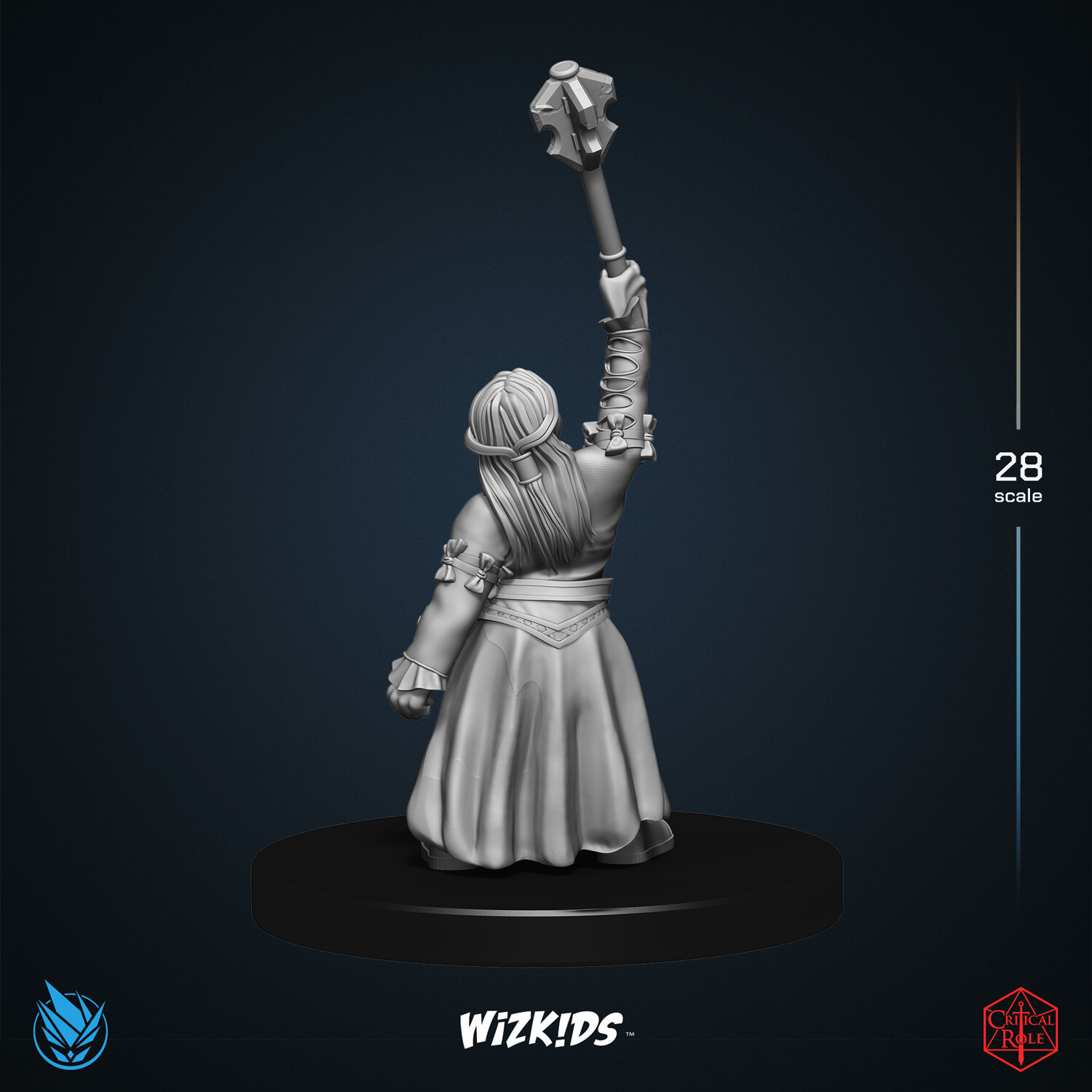 WildMesh Studio - Critical Role: Mountain Dwarf Cleric