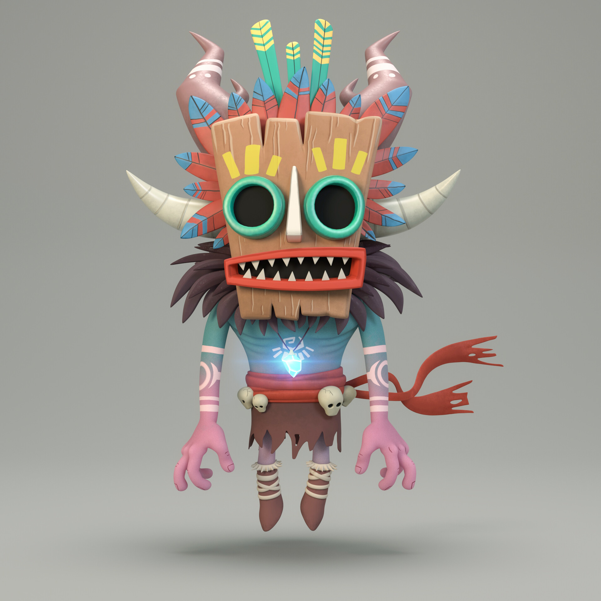 ArtStation - "Tiki warrior"