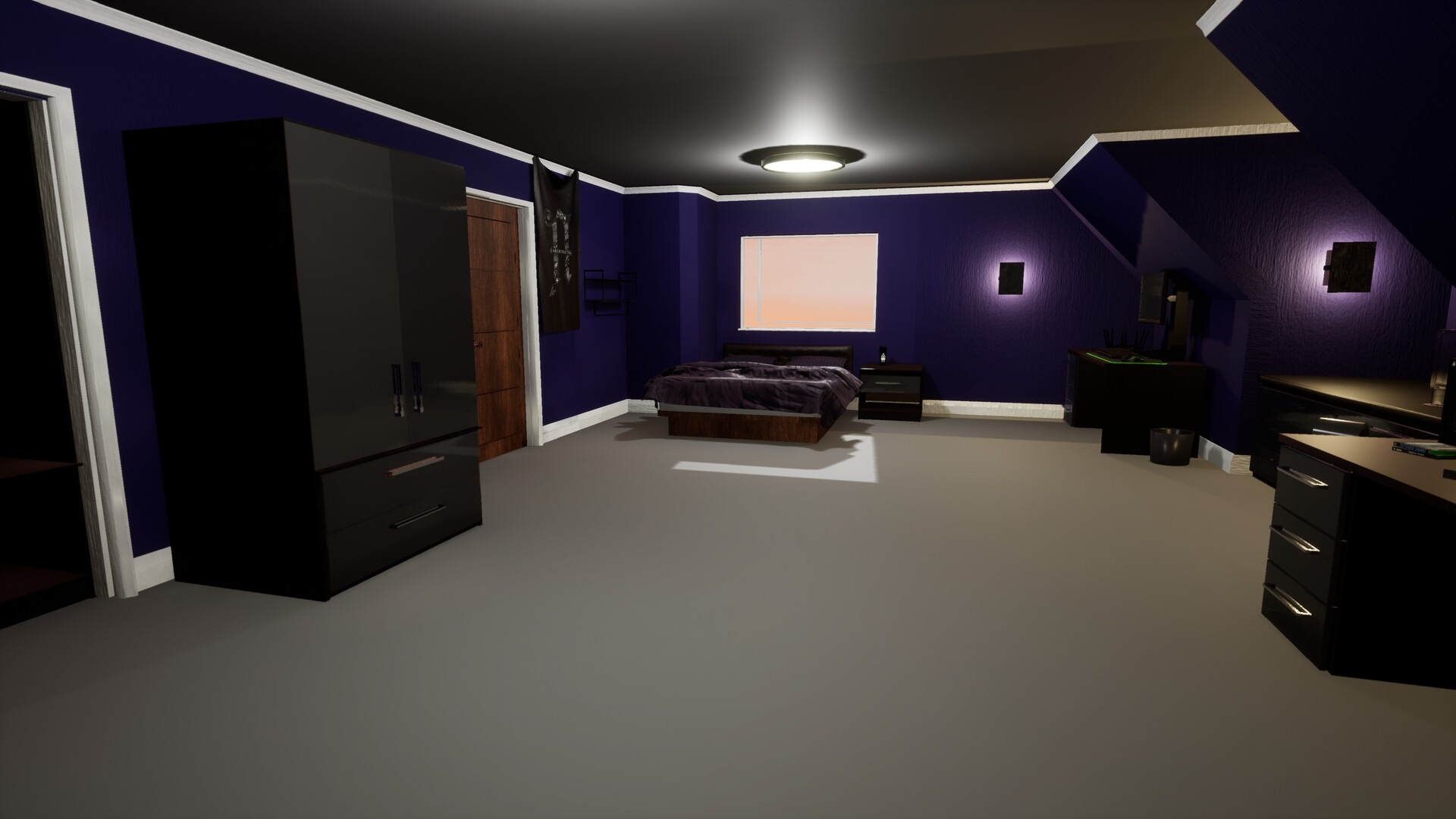 ArtStation - HE Bedroom Scene Project