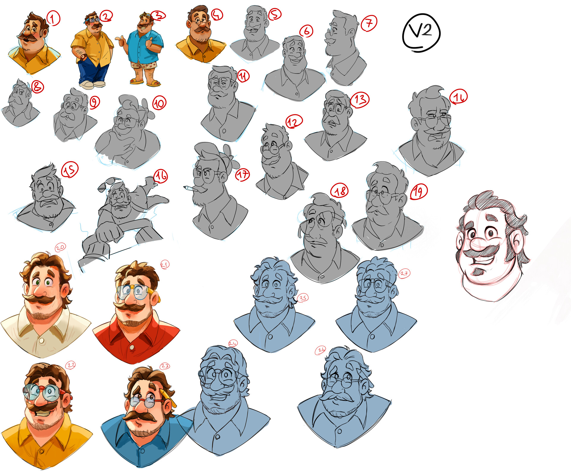 ArtStation - character sketch