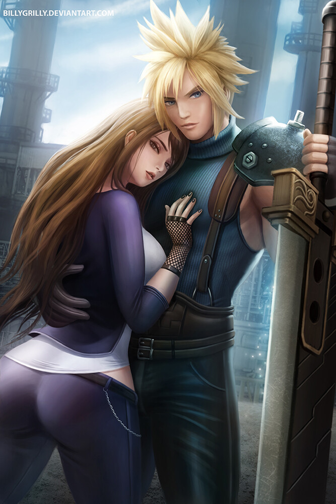 ArtStation - Cloud Strife Commission