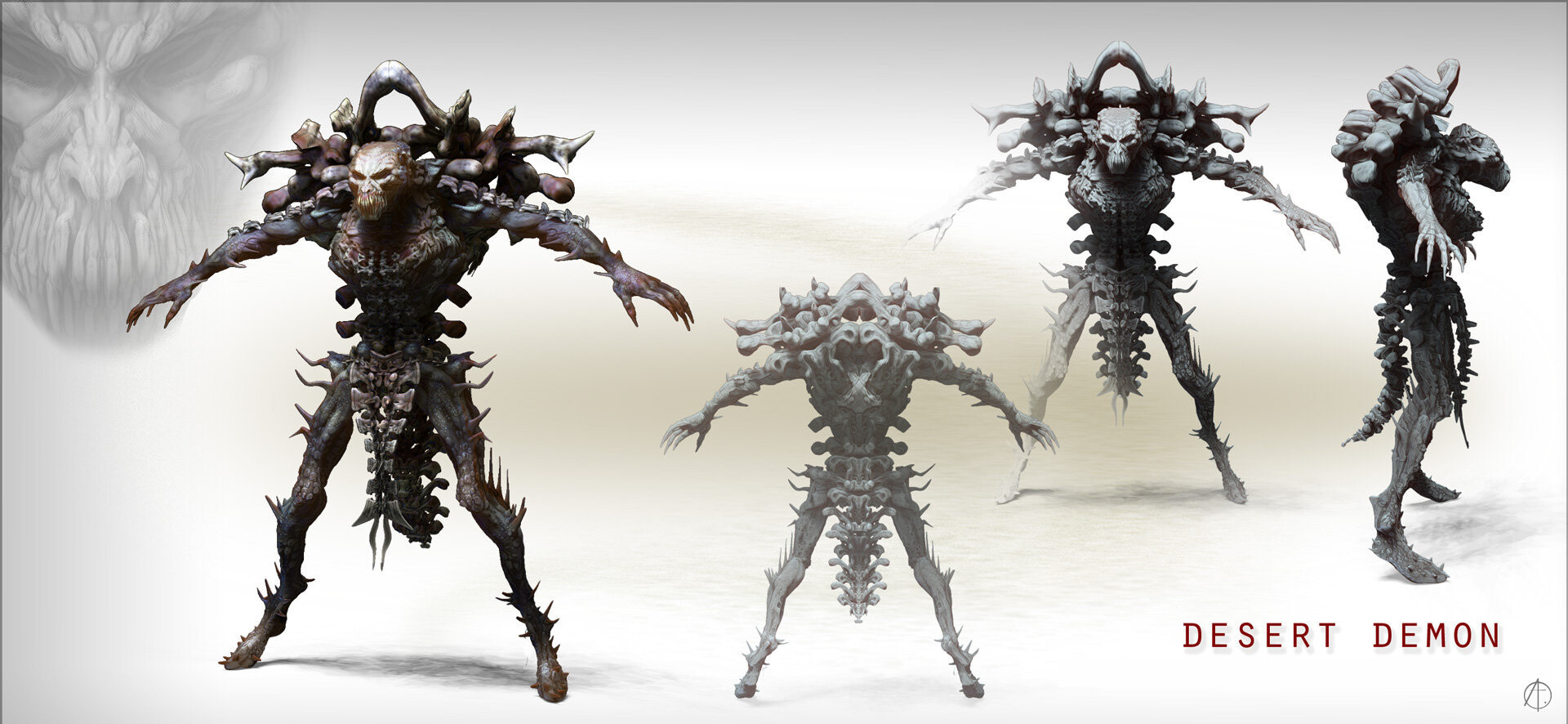 ArtStation - demon concept