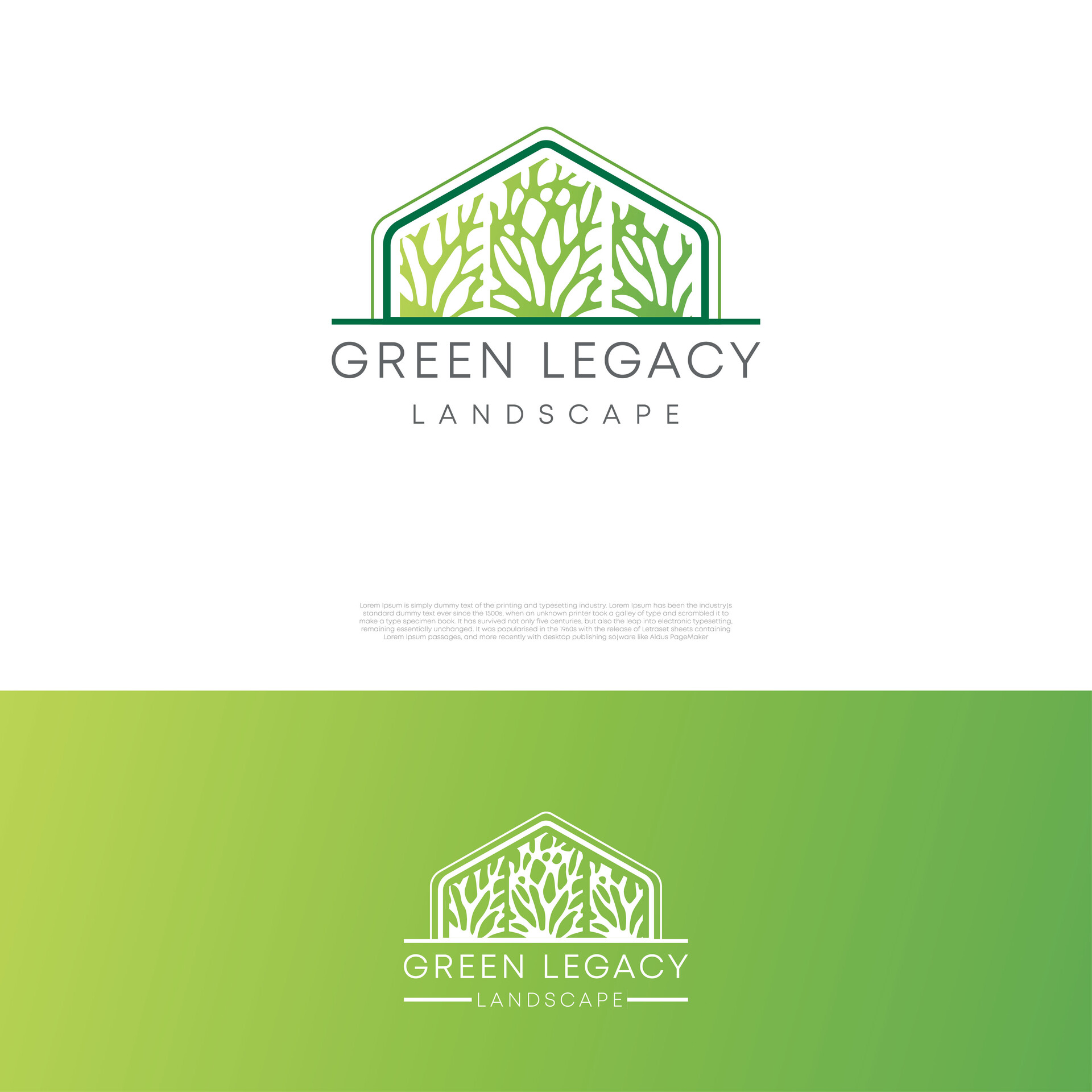 ArtStation - Green Legacy Landscape Logo
